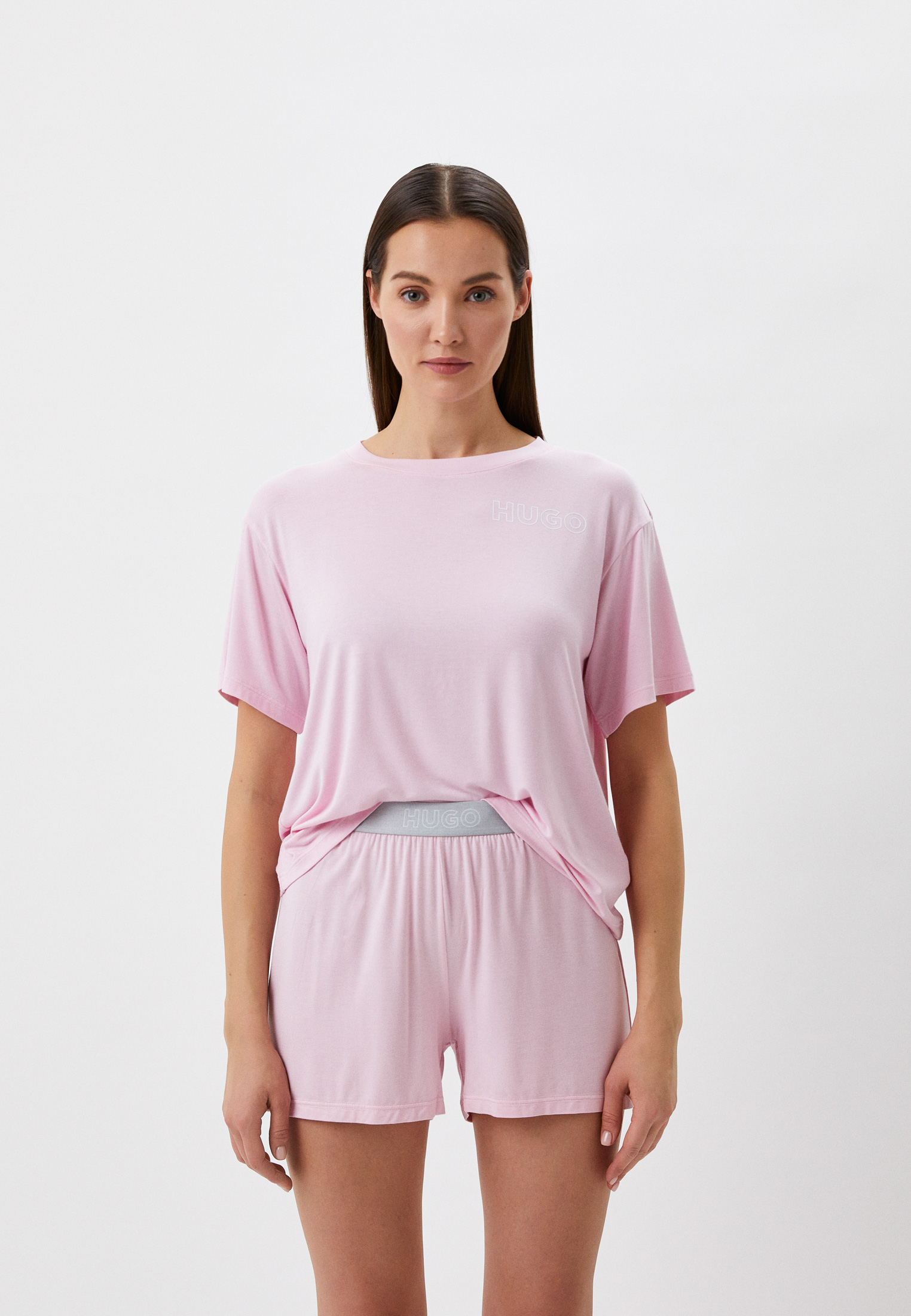 Футболка домашняя Hugo, цвет: розовый, RTLACB568701 — купить в интернет ...