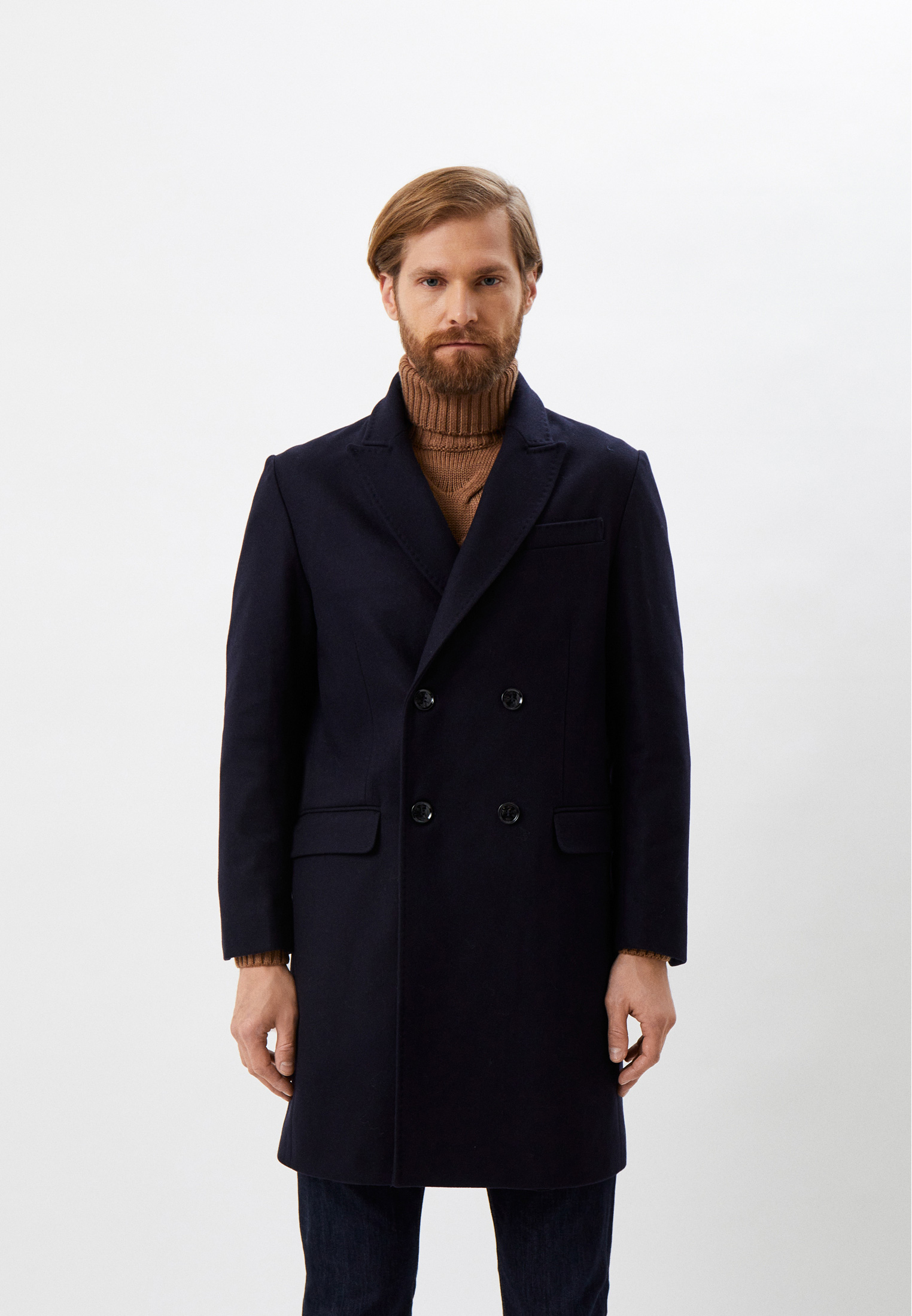 Пальто Liu Jo Uomo цвет синий Rtlacb858001 — купить в интернет магазине Lamoda