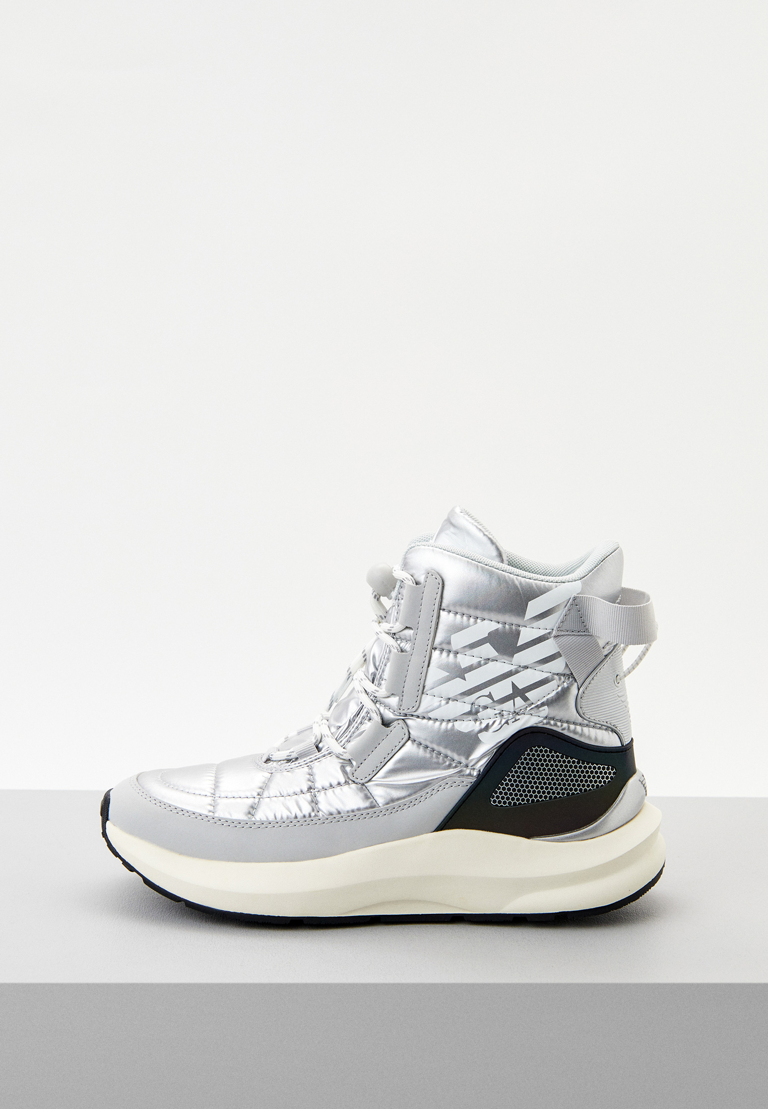 Кроссовки EA7, цвет: серебряный, RTLACC428401 — купить в интернет ...