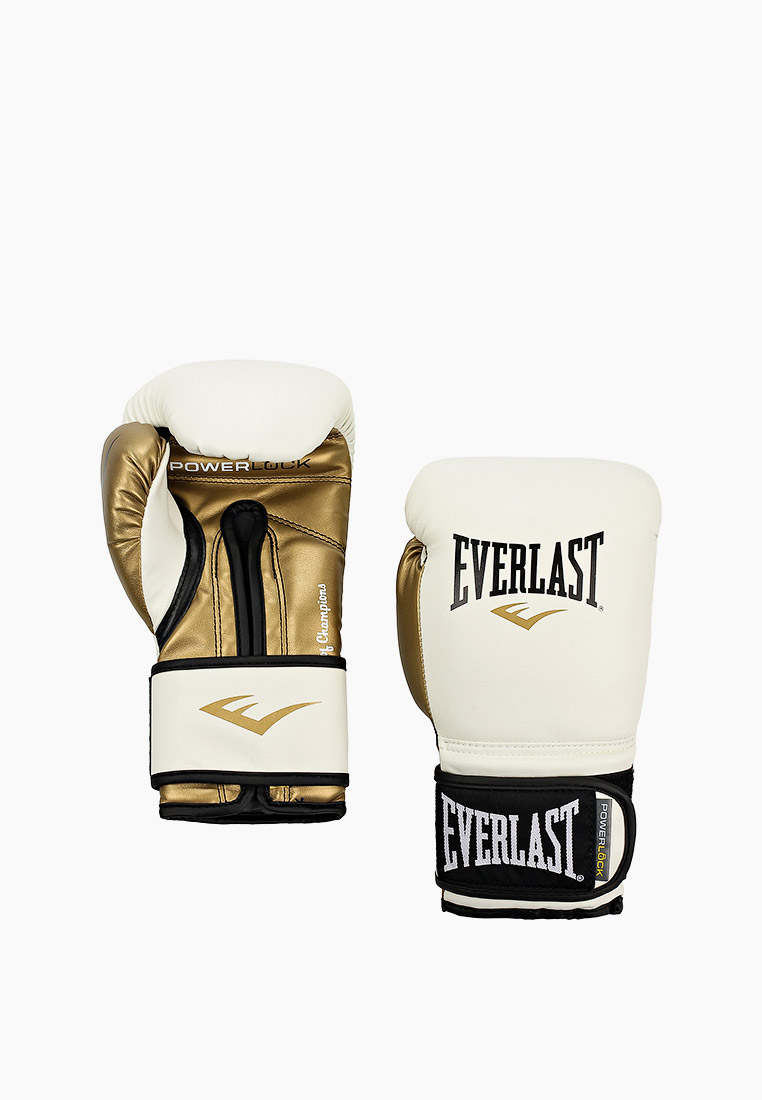 Перчатки боксерские Everlast Powerlock, цвет: белый, RTLACC582201 ...