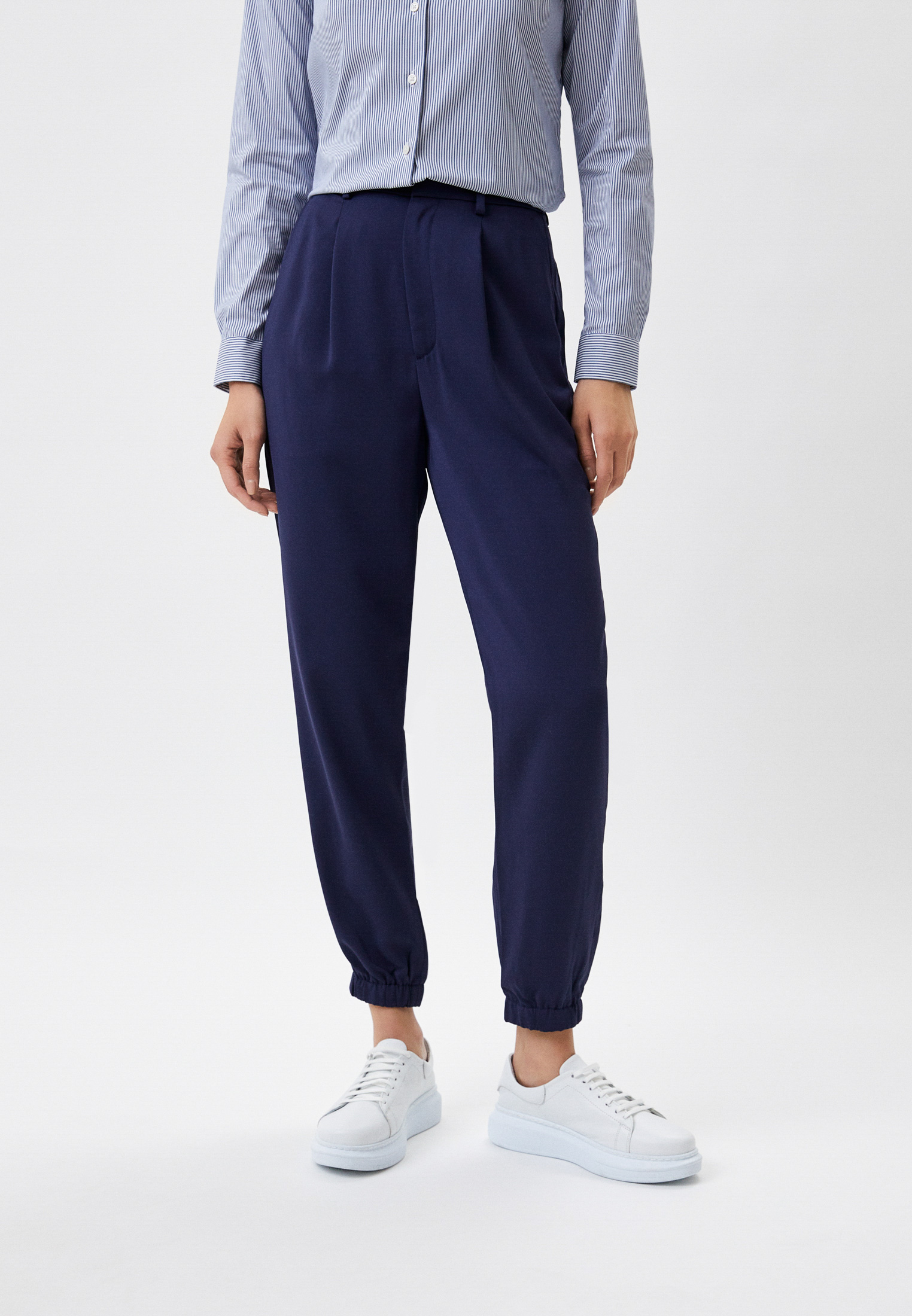 Брюки UNIQLO, цвет: синий, RTLACC774201 — купить в интернет-магазине Lamoda