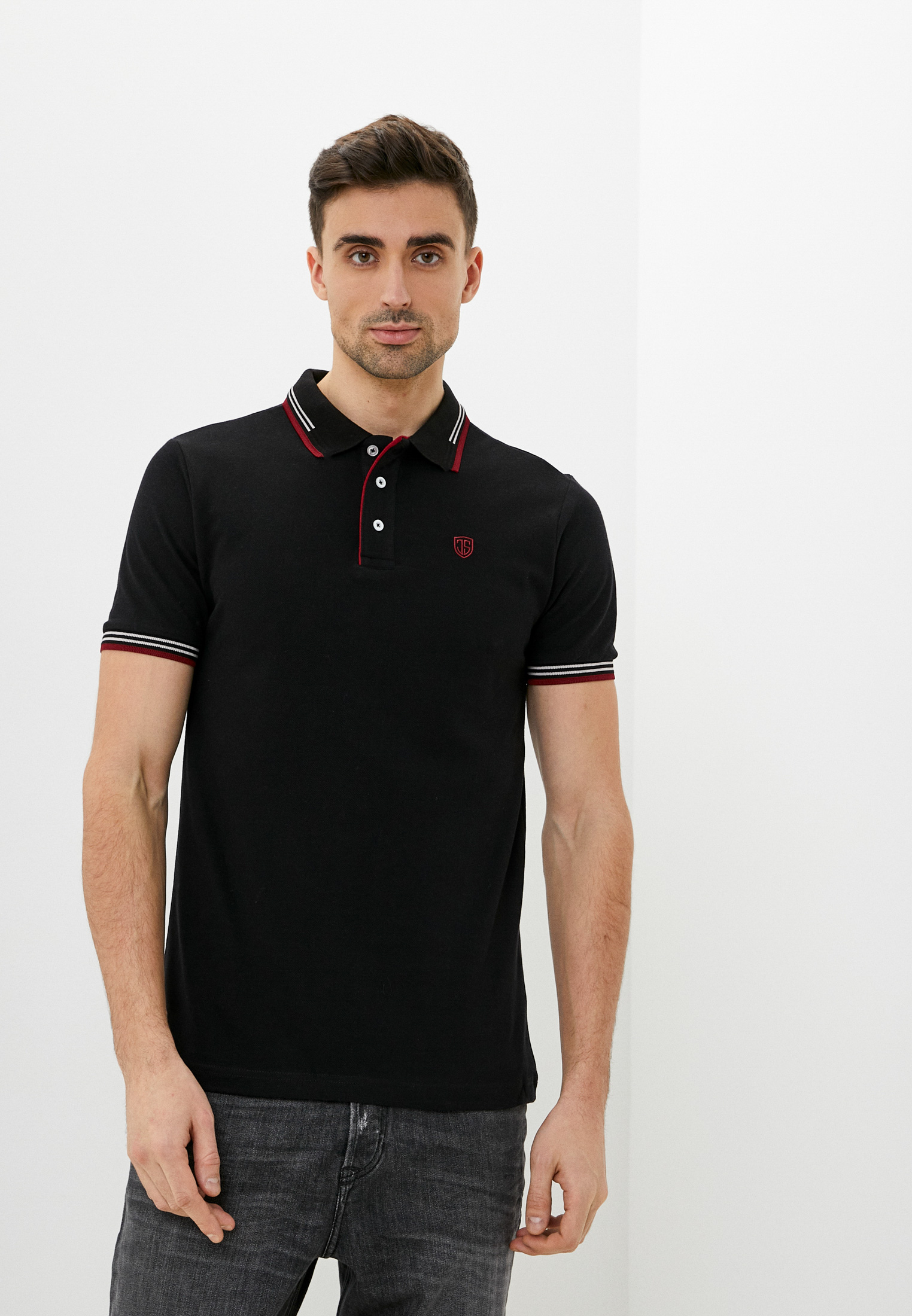 Поло Jimmy Sanders, цвет: черный, RTLACC944701 — купить в интернет ...