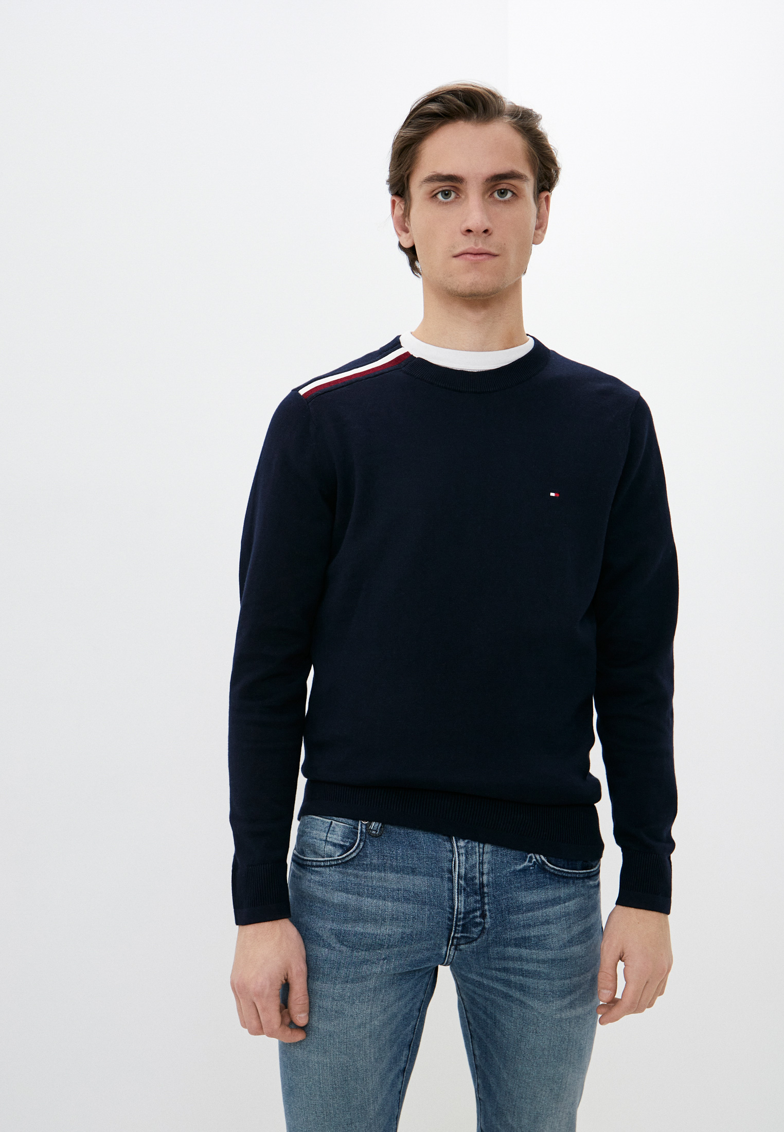 Джемпер Tommy Hilfiger, цвет: синий, RTLACD106301 — купить в интернет ...