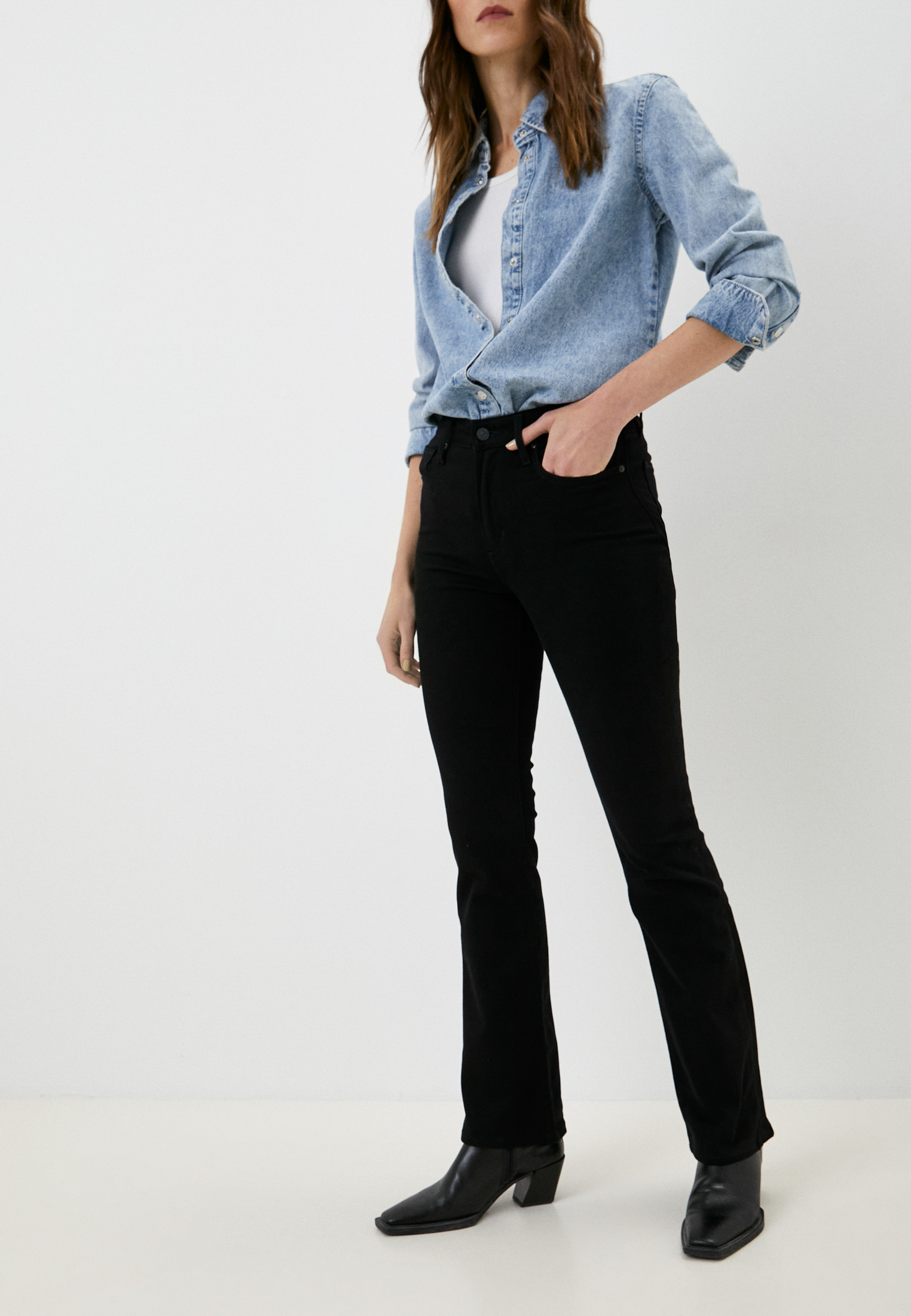 Джинсы Levi's® 725 HIGH RISE BOOTCUT, цвет: черный, RTLACD204301 ...