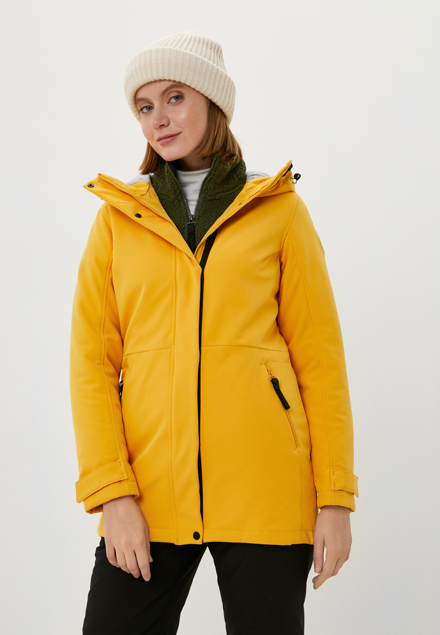 Куртка утепленная Icepeak ICEPEAK APLINGTON, цвет: желтый, RTLACD315301 ...