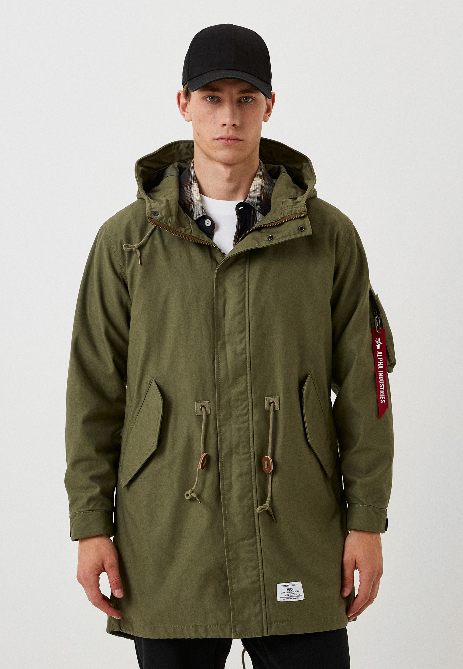 Парка Alpha Industries M-59 FISHTAIL MOD PARKA, цвет: хаки ...