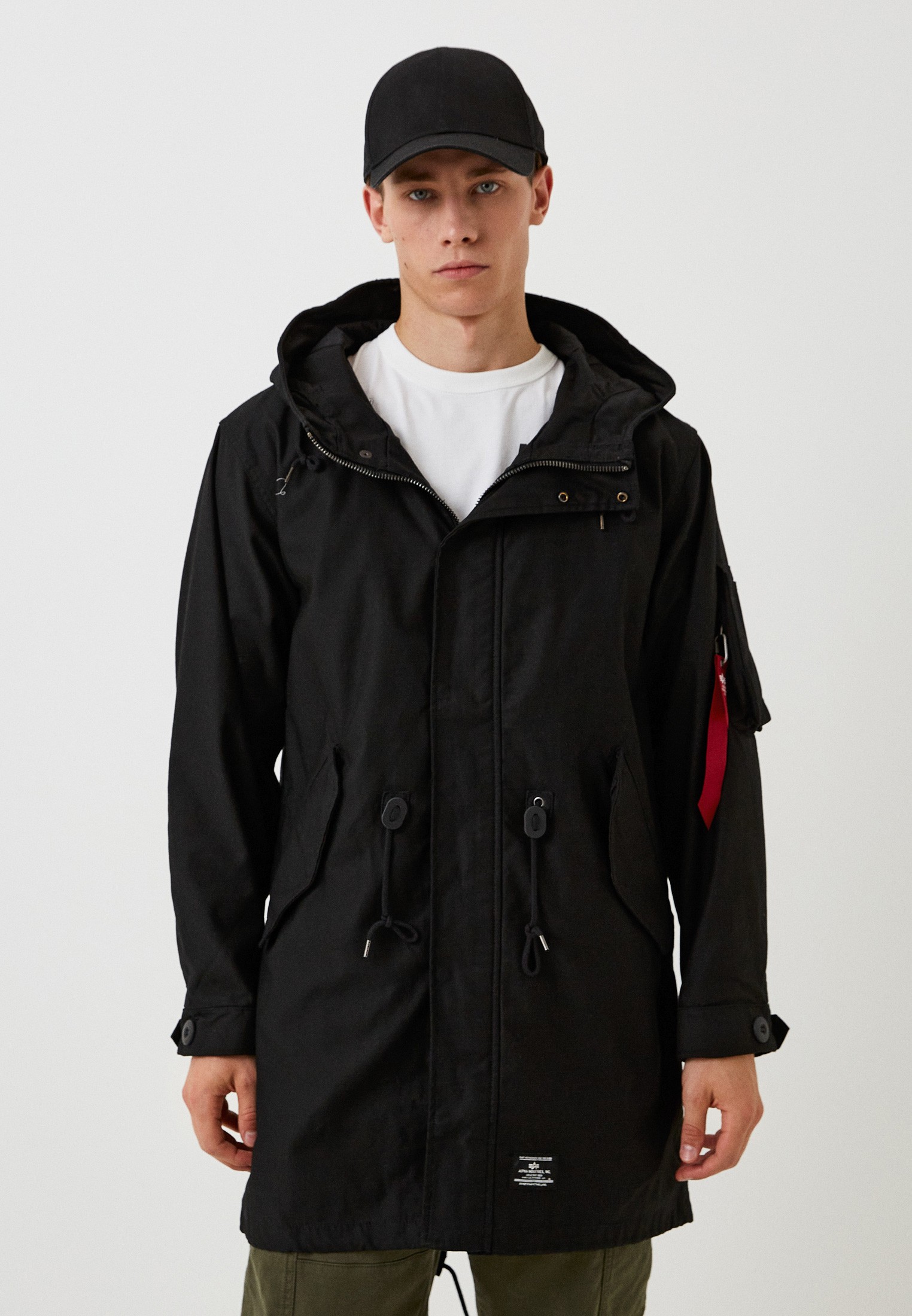 Парка Alpha Industries M-59 FISHTAIL MOD PARKA, цвет: черный ...