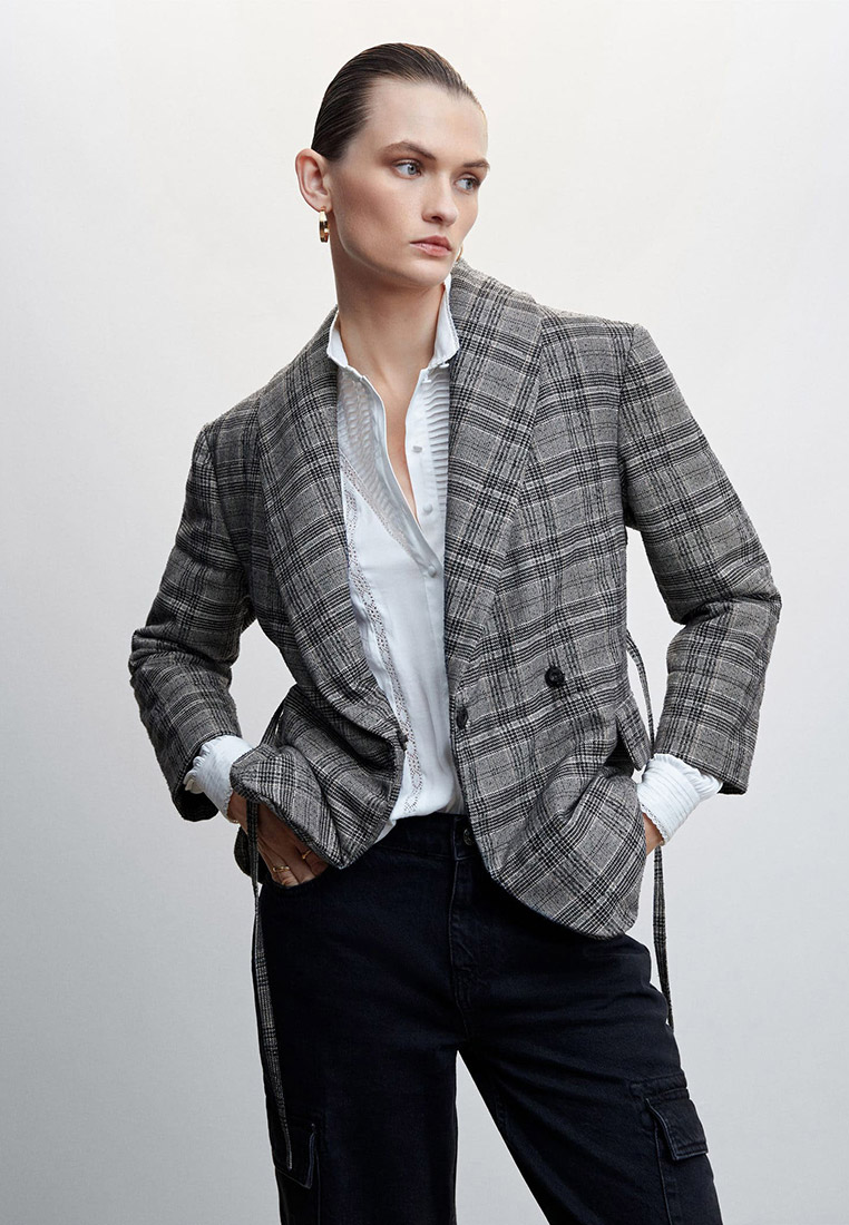 Жакет Mango PAD, цвет: серый, RTLACD944401 — купить в интернет-магазине ...