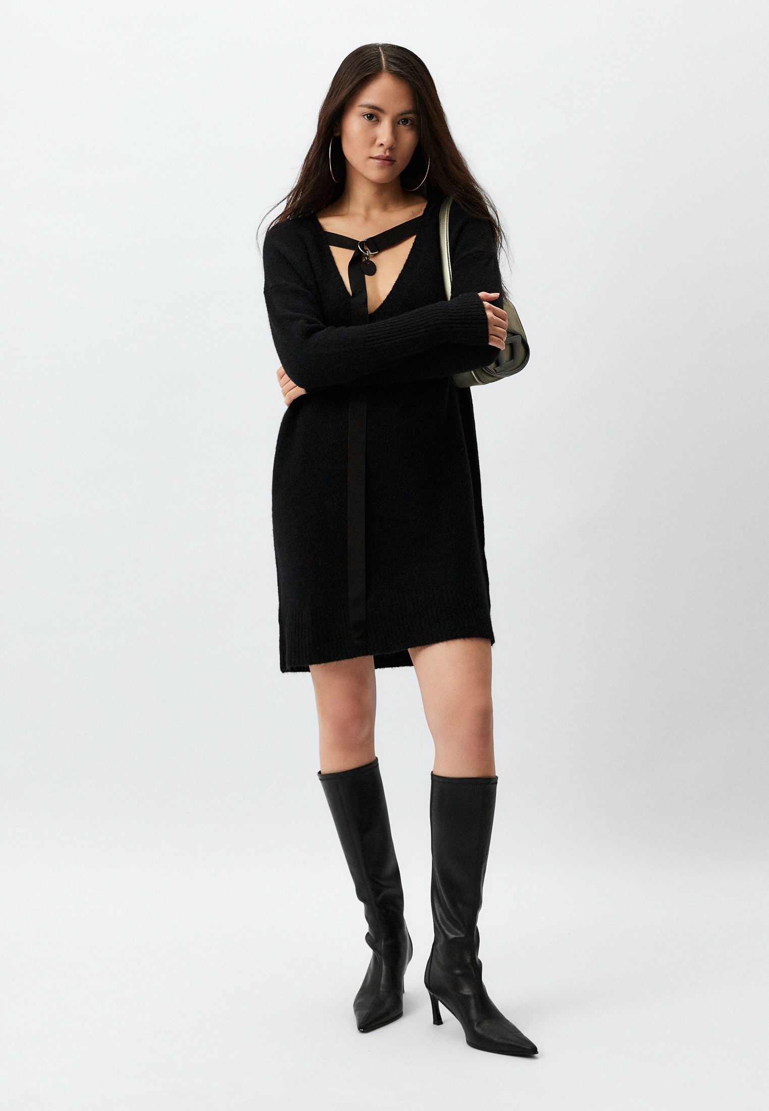 Платье Diesel, цвет: черный, RTLACE237802 — купить в интернет-магазине ...