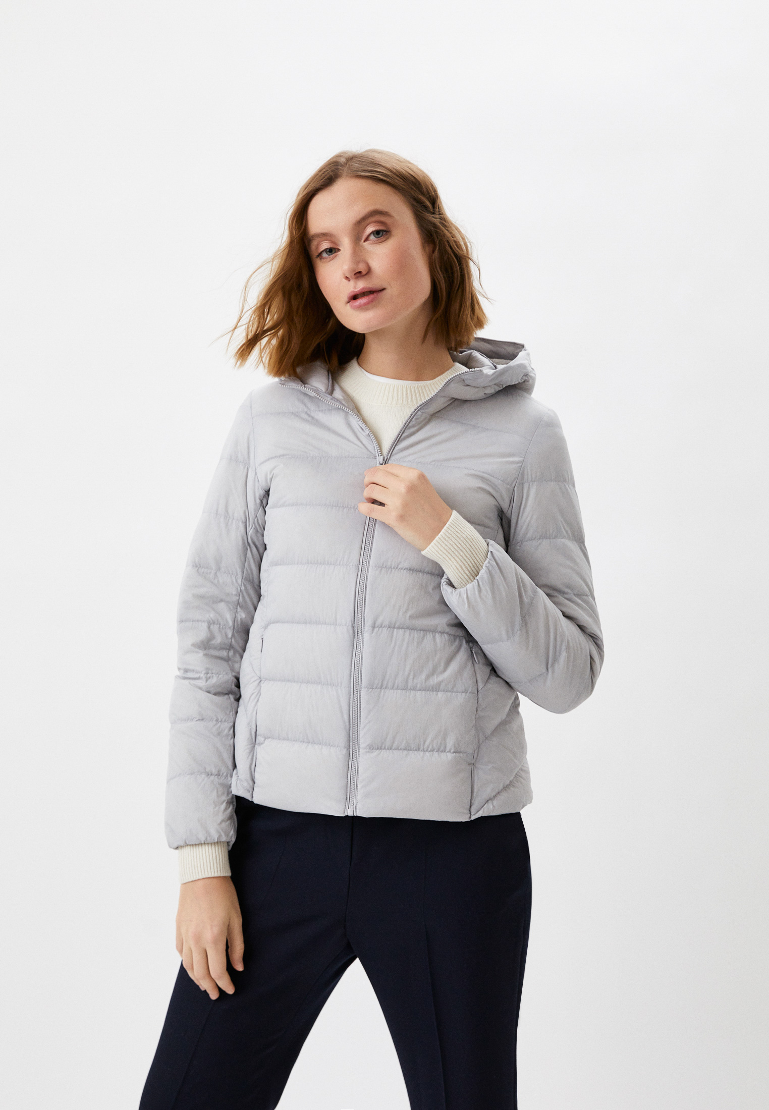 Пуховик UNIQLO ультралегкий, цвет: серый, RTLACE387001 — купить в ...