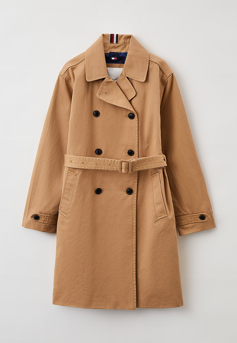 Плащ Tommy Hilfiger, цвет: коричневый, RTLACE431501 — купить в интернет ...