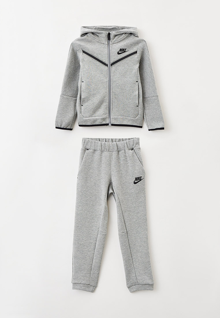 Костюм спортивный Nike NKN NSW TECH FLEECE SET (PS), цвет: серый ...