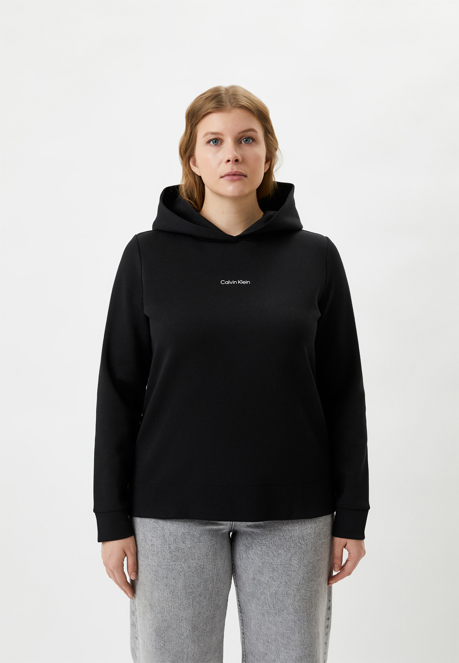 Худи Calvin Klein, цвет: черный, RTLACE488701 — купить в интернет ...
