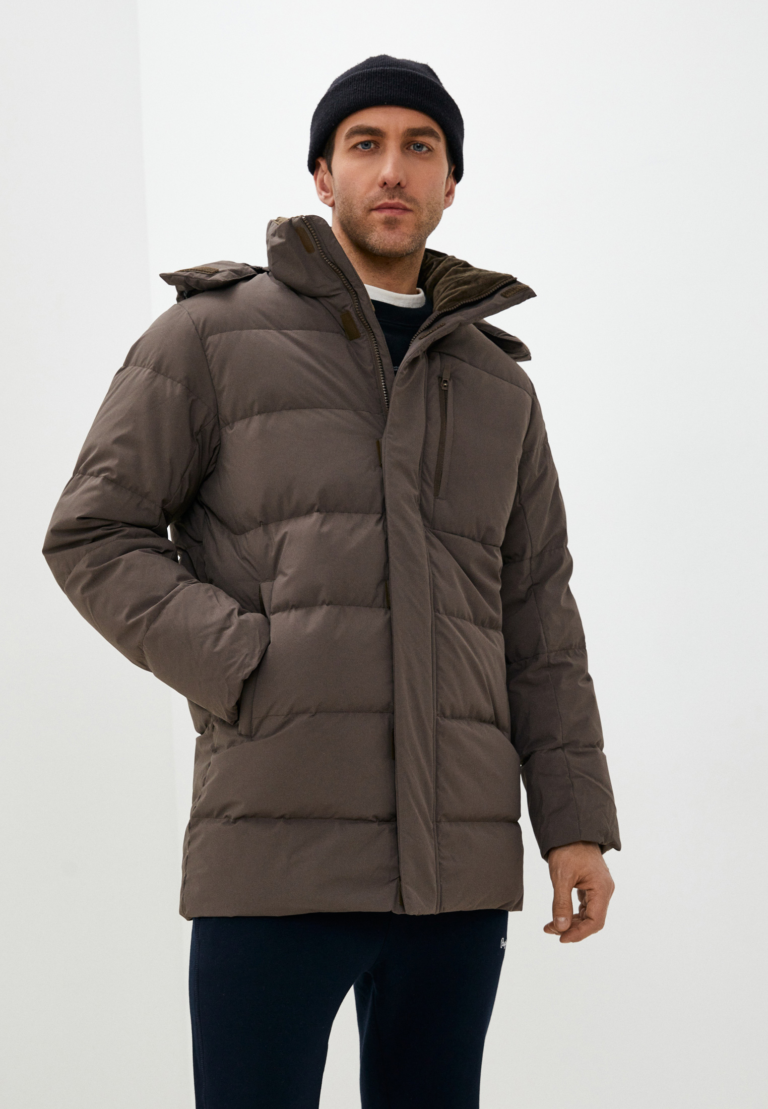 Пуховик Kelme down jacket, цвет: коричневый, RTLACE611101 — купить в ...