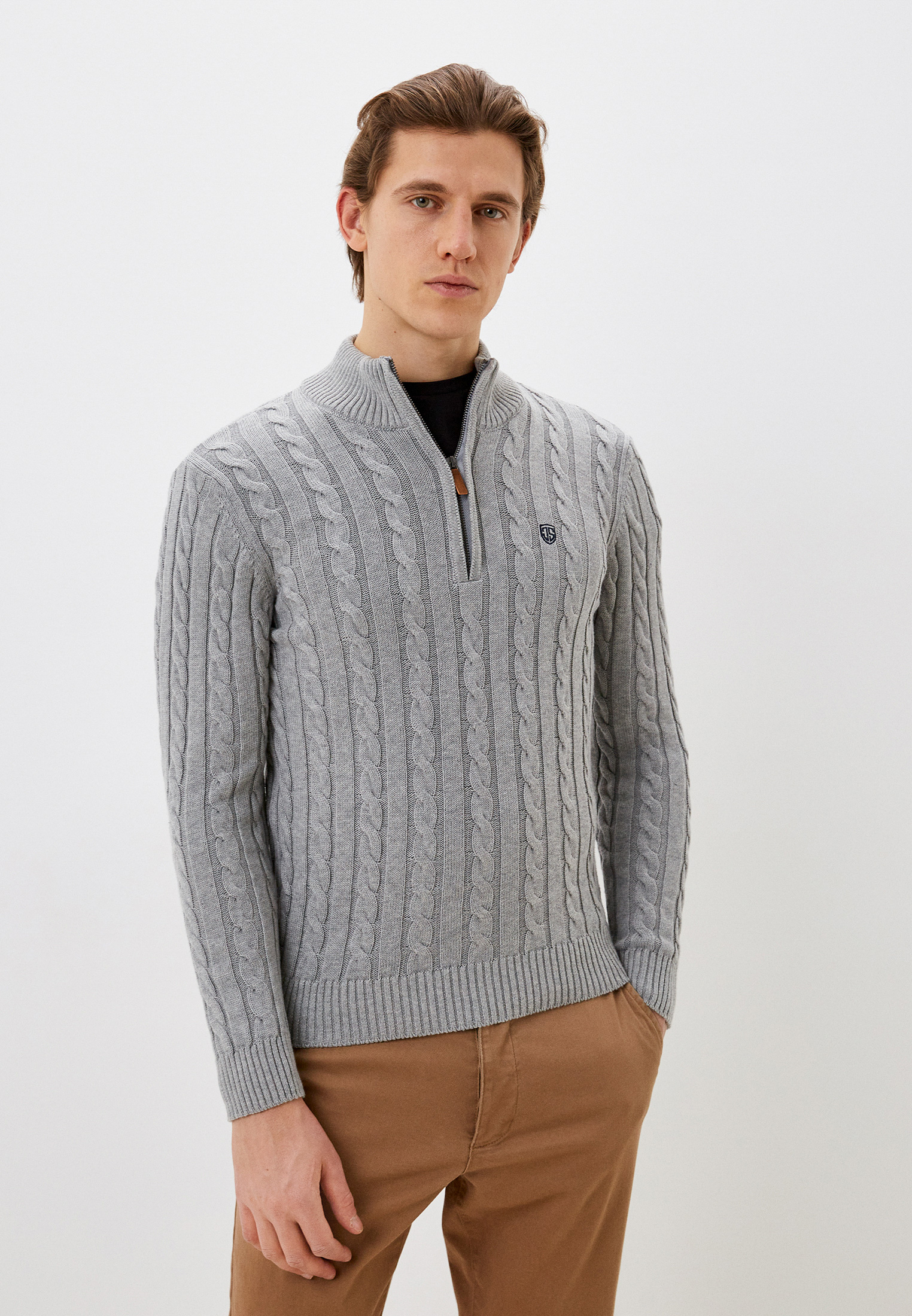 Джемпер Jimmy Sanders, цвет: серый, RTLACE629201 — купить в интернет ...