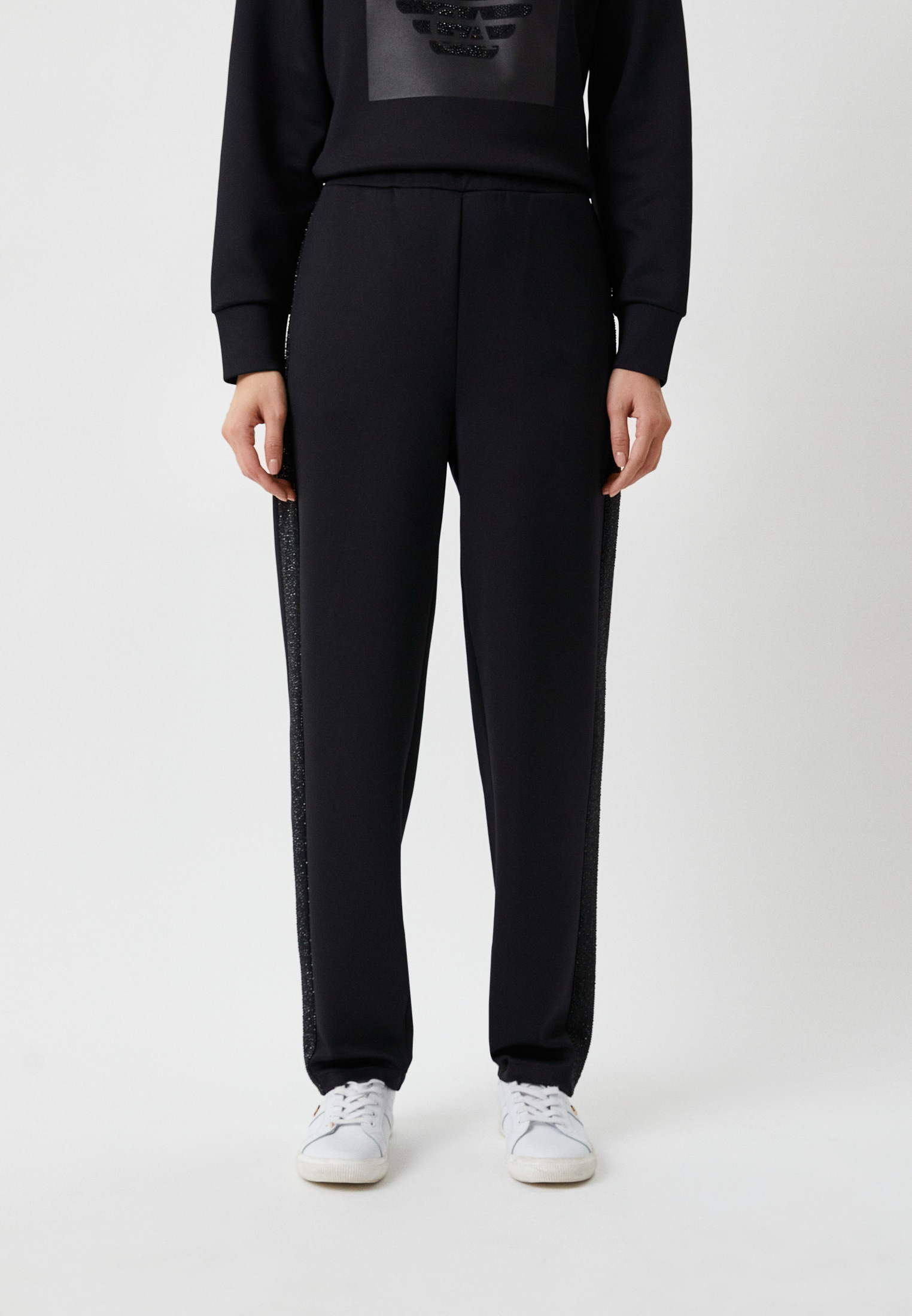 Брюки спортивные Emporio Armani, цвет: черный, RTLACE994201 — купить в ...