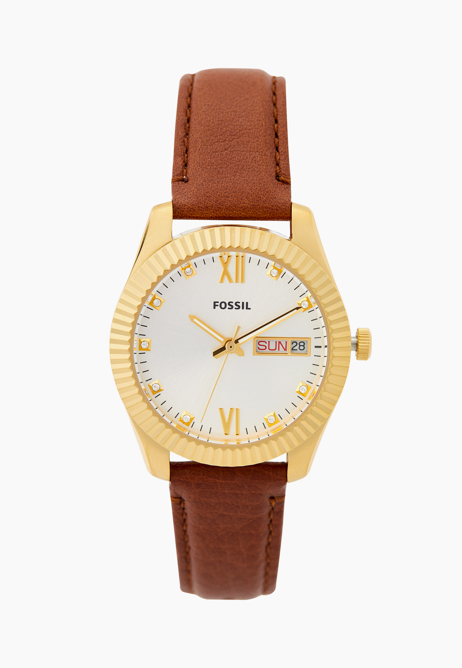 Часы Fossil Es5184 цвет коричневый Rtlacf199301 — купить в интернет