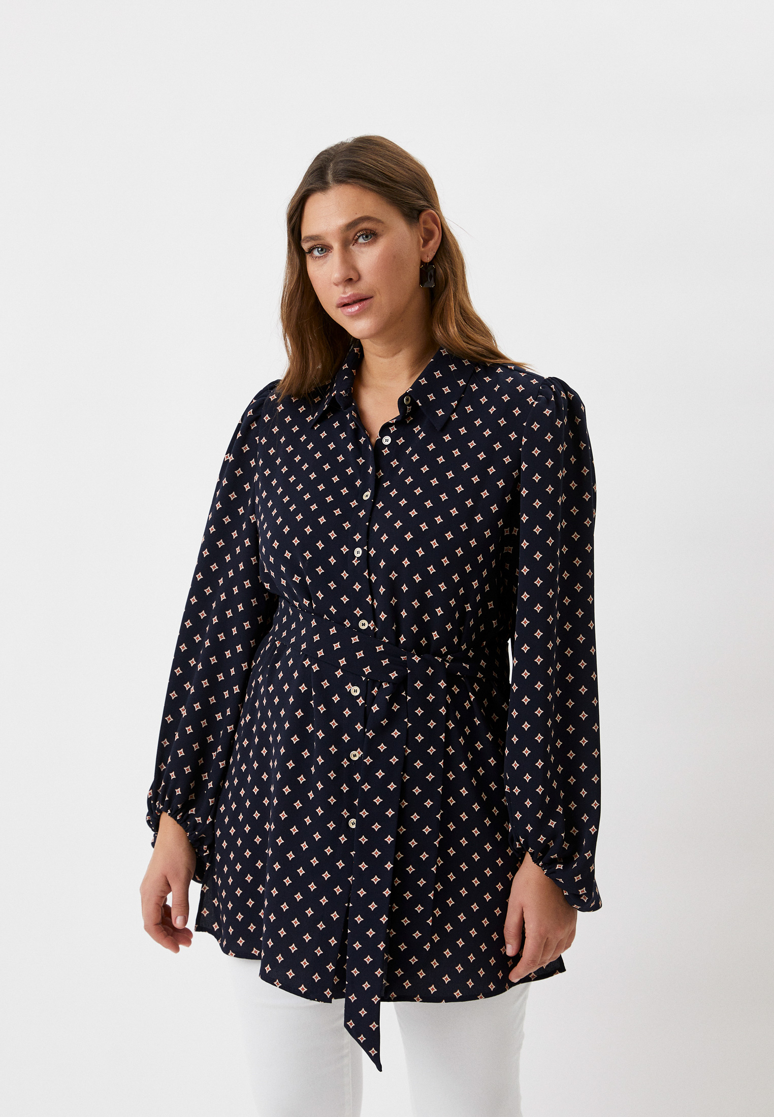 Блуза Persona by Marina Rinaldi FIAMMA, цвет: синий, RTLACF218001 ...