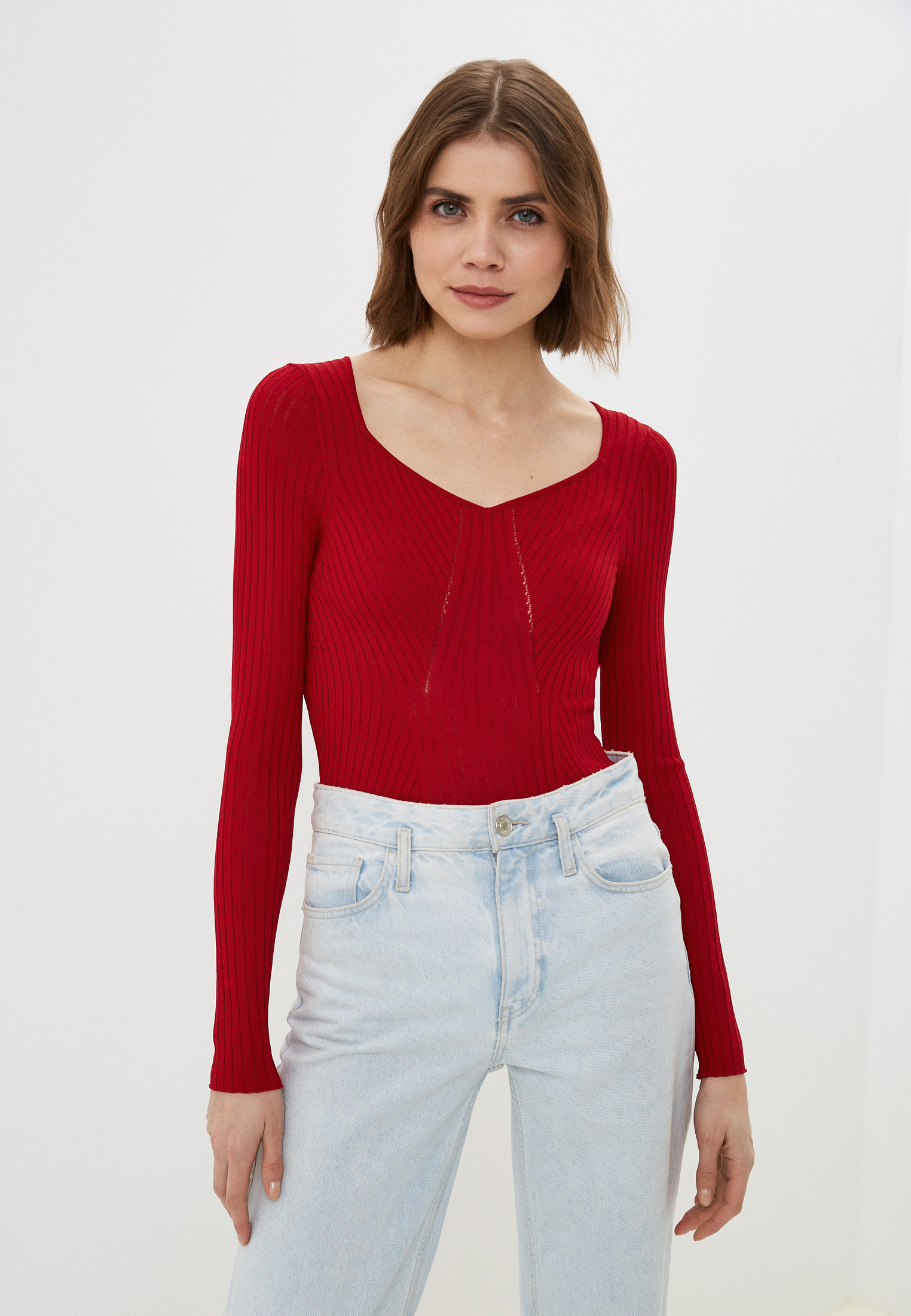 Пуловер Motivi, цвет: красный, RTLACF344401 — купить в интернет ...