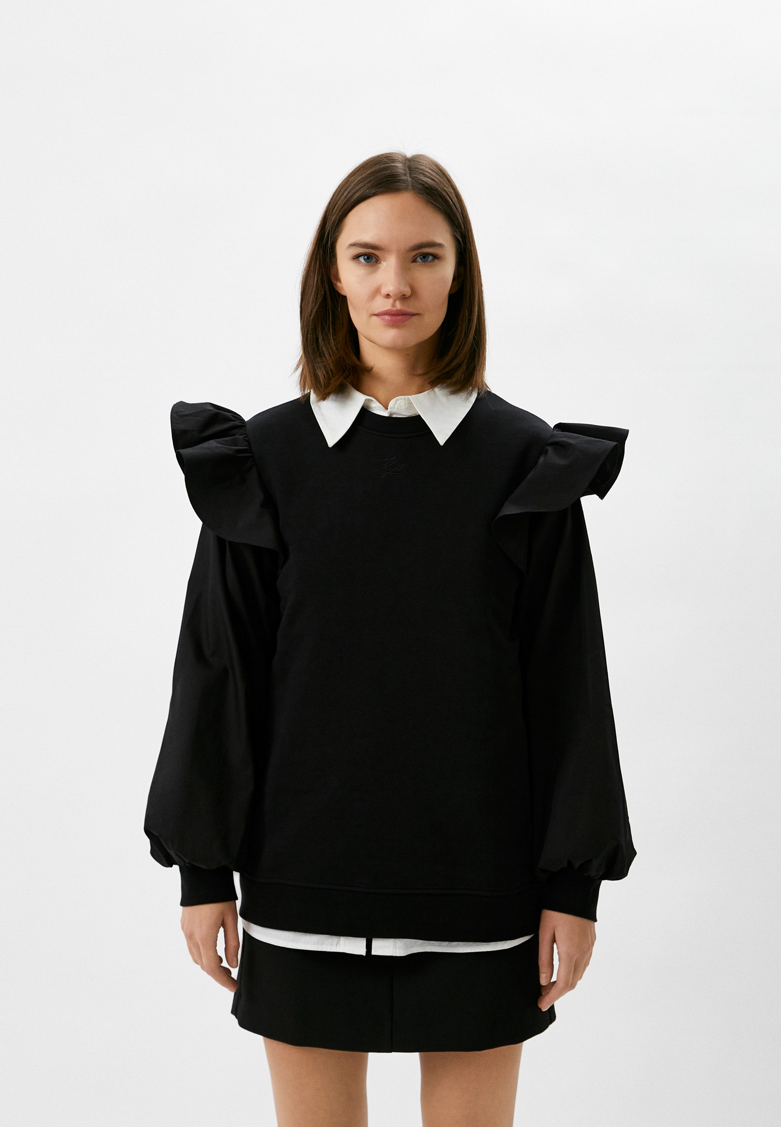 Свитшот Karl Lagerfeld, цвет: черный, RTLACF441601 — купить в интернет ...