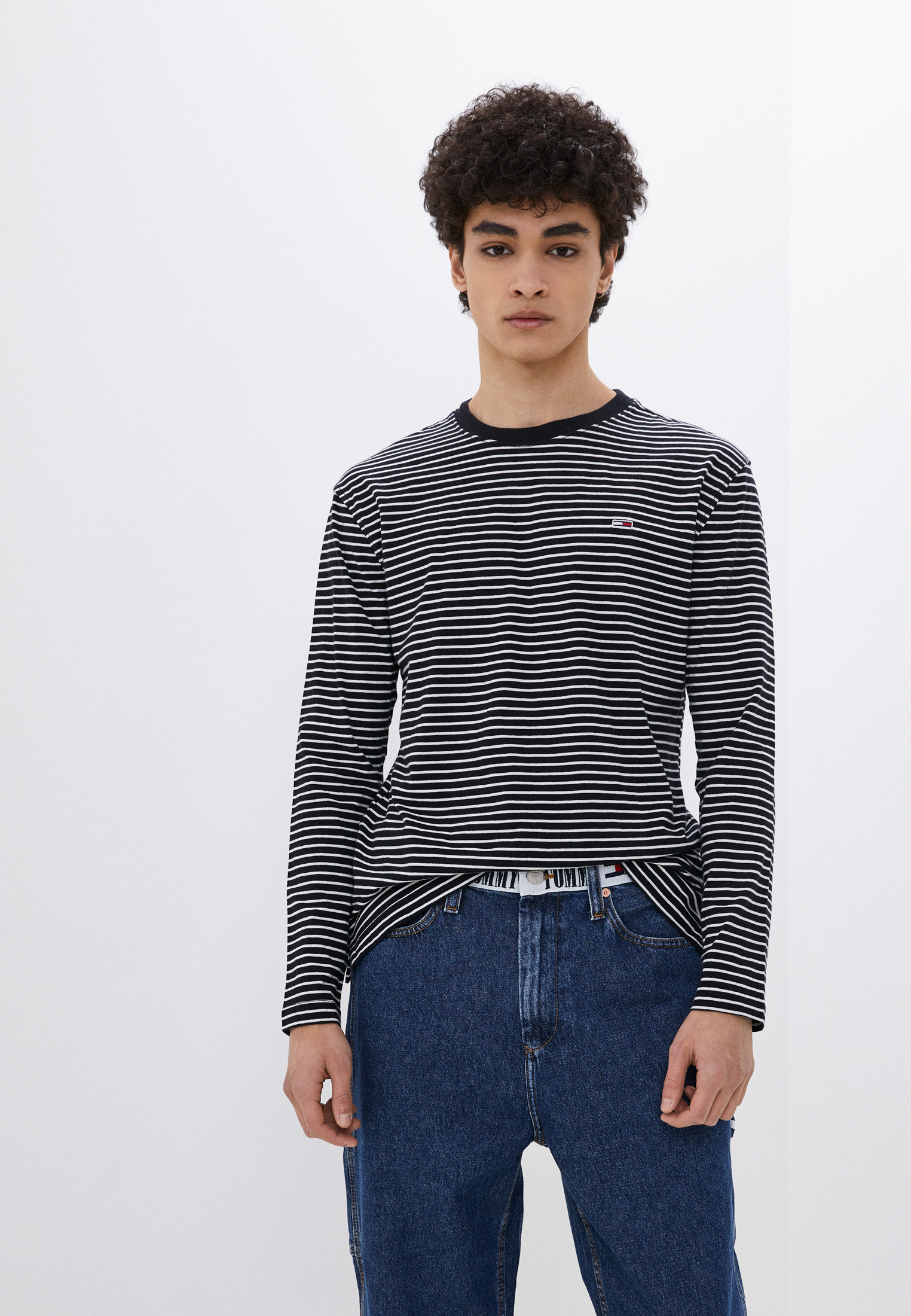 Лонгслив Tommy Jeans, цвет: черный, RTLACF654501 — купить в интернет ...