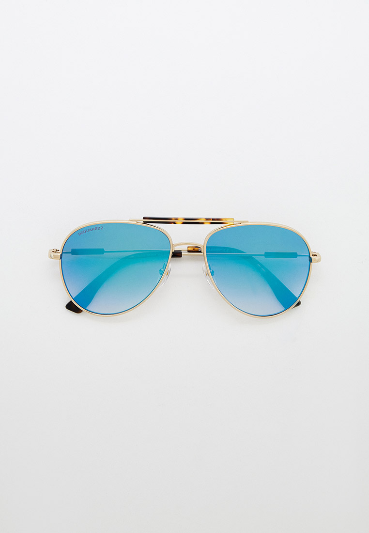 Очки солнцезащитные Dsquared2 D2 0045/S 06J, цвет: золотой ...