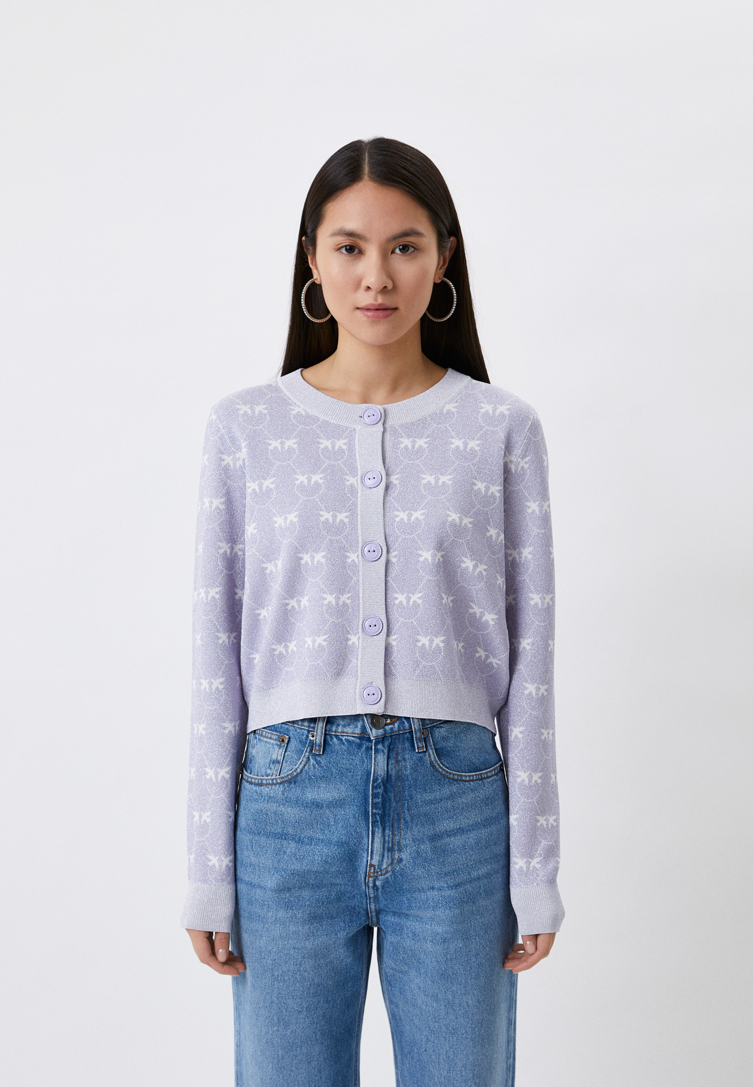 Кардиган Pinko, цвет: фиолетовый, RTLACF833701 — купить в интернет ...