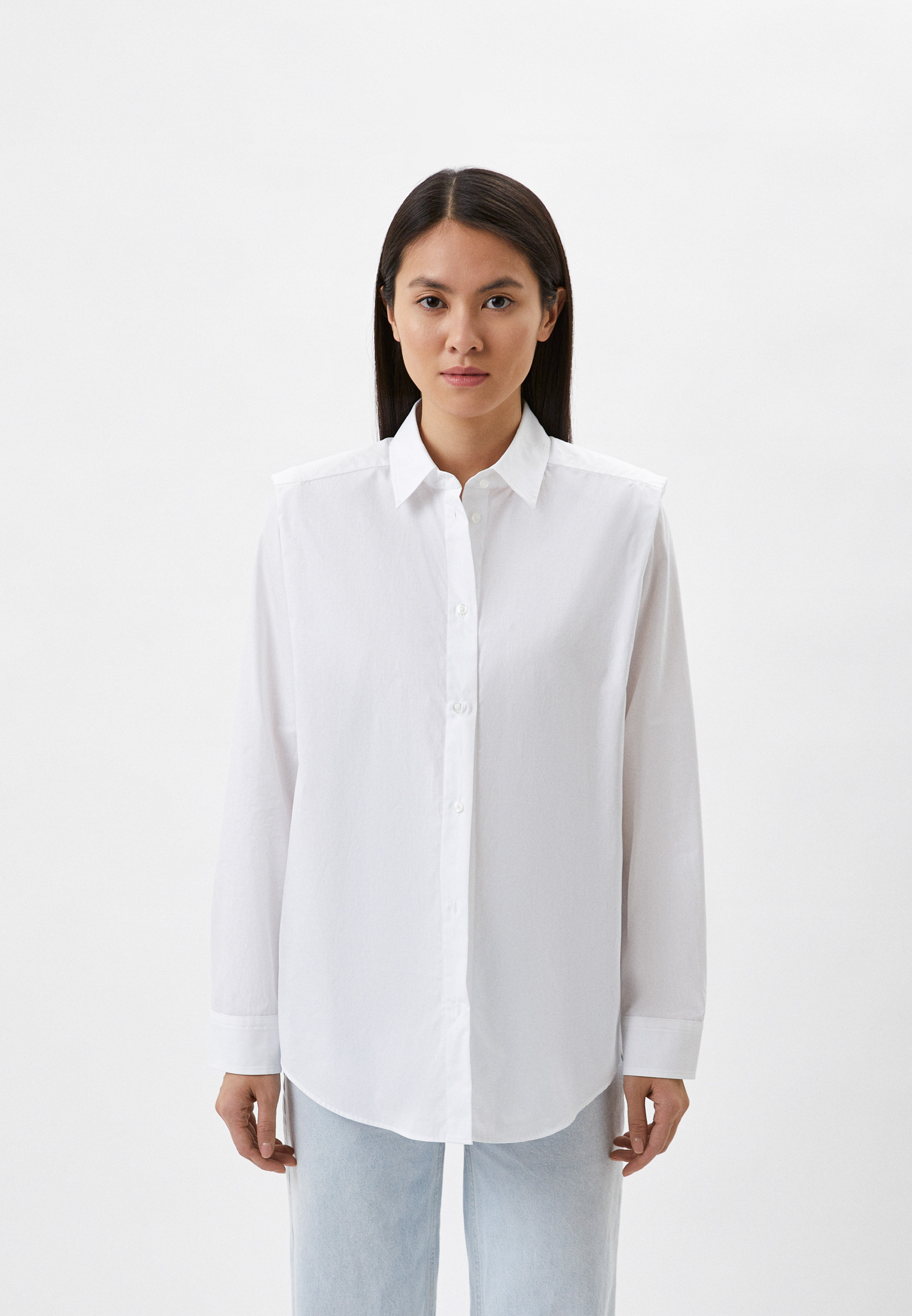 Рубашка Hugo, цвет: белый, RTLACG049901 — купить в интернет-магазине Lamoda