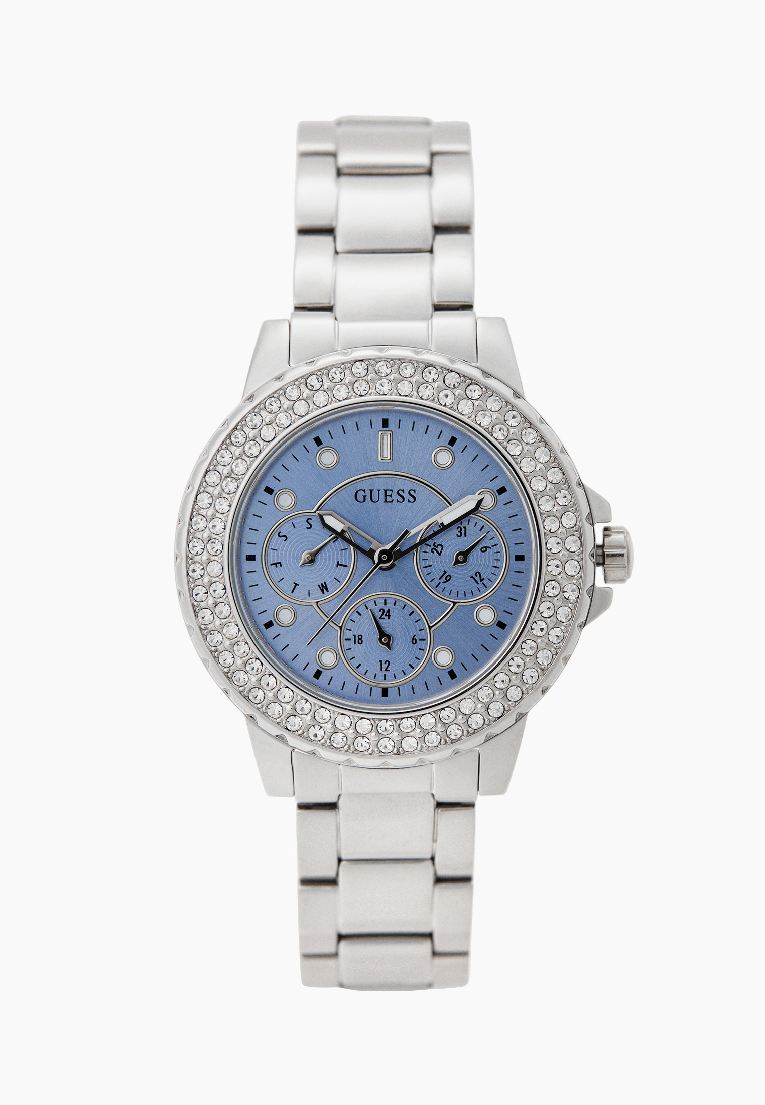 Часы Guess GW0410L1, цвет: серебряный, RTLACG066001 — купить в интернет ...