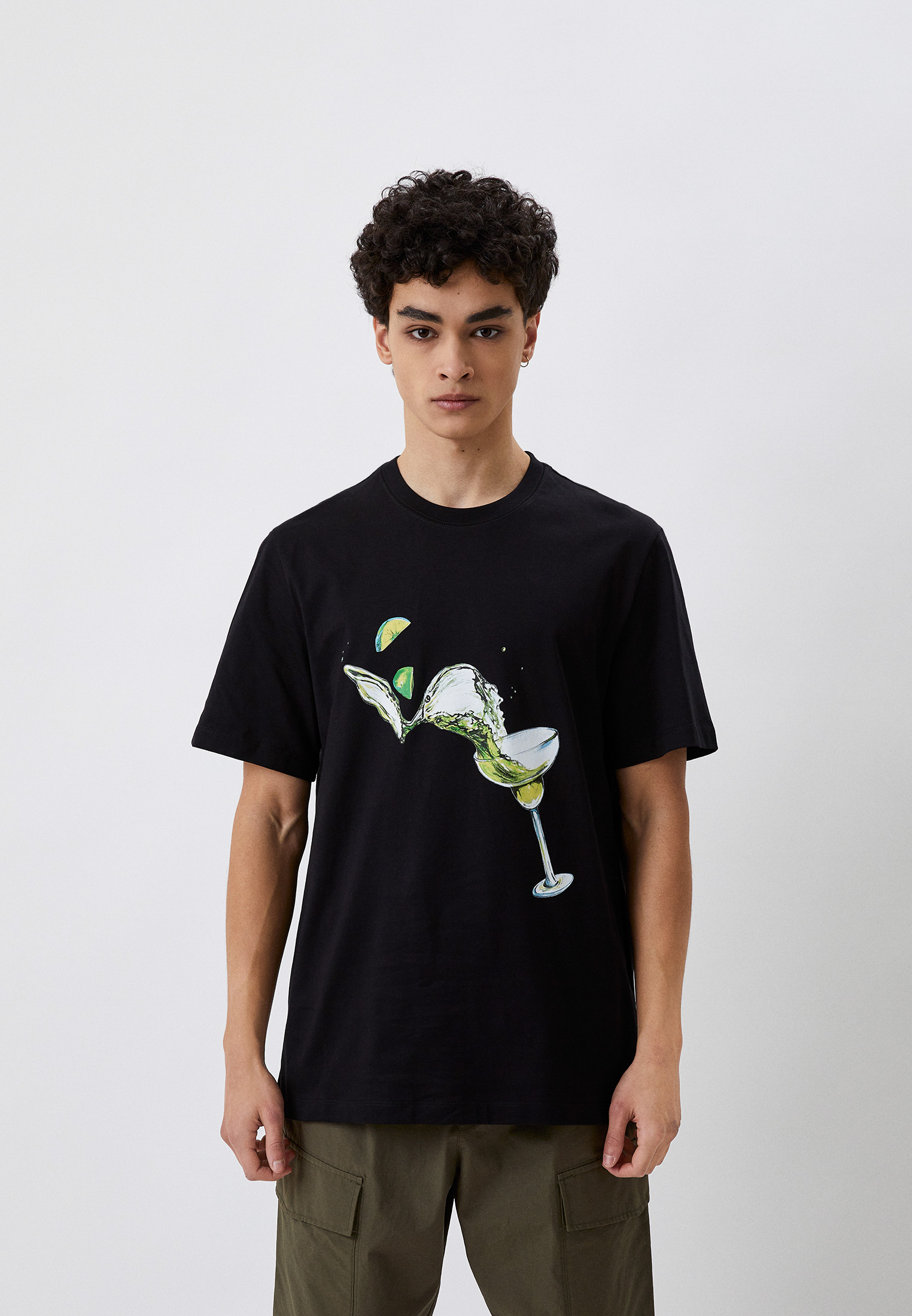 Футболка MSGM, цвет: черный, RTLACG241601 — купить в интернет-магазине ...