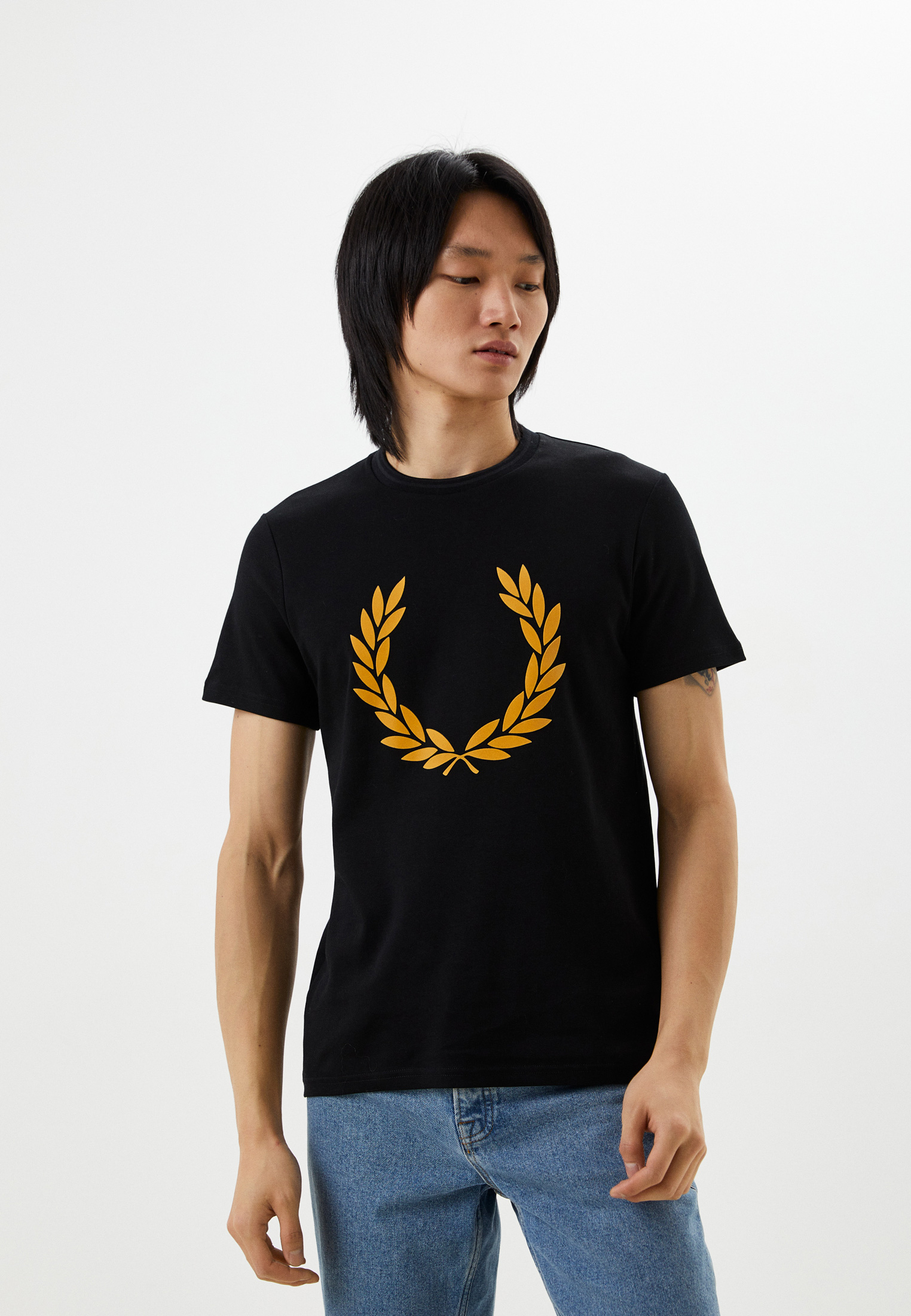 Футболка Fred Perry, цвет: черный, RTLACG353001 — купить в интернет ...