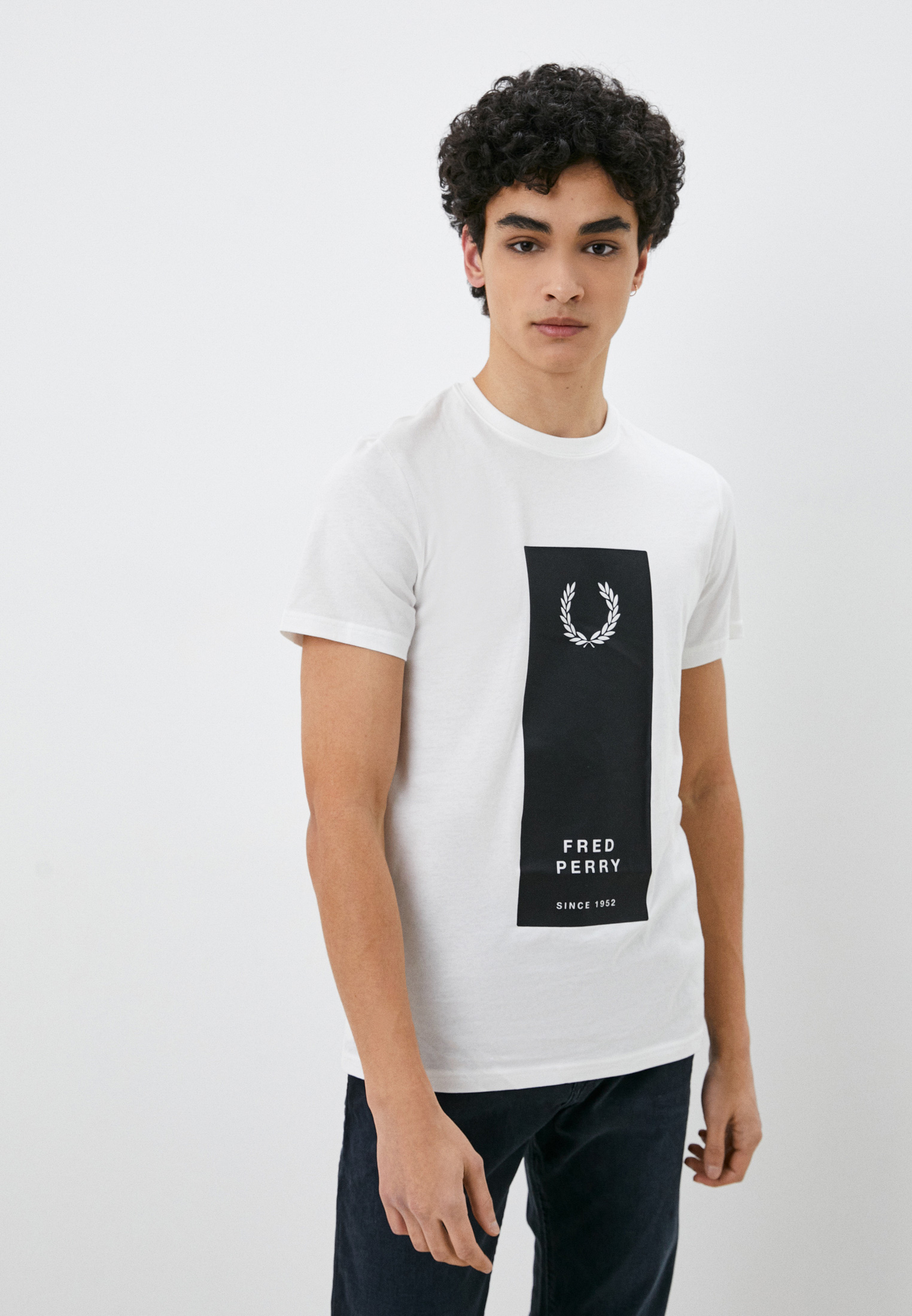 Футболка Fred Perry, цвет: белый, RTLACG355801 — купить в интернет ...
