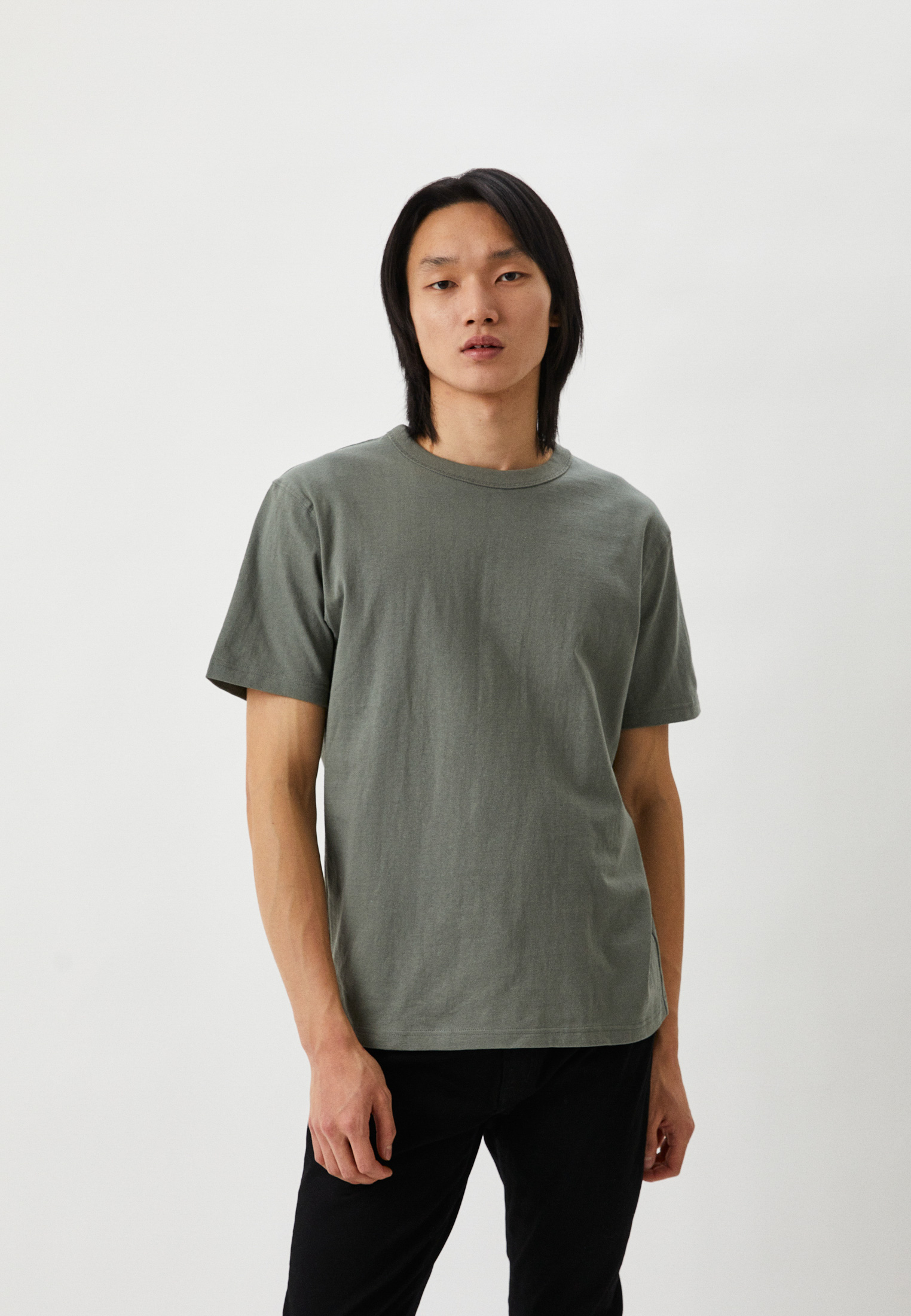 Футболка UNIQLO Uniqlo U, цвет: зеленый, RTLACG500701 — купить в ...