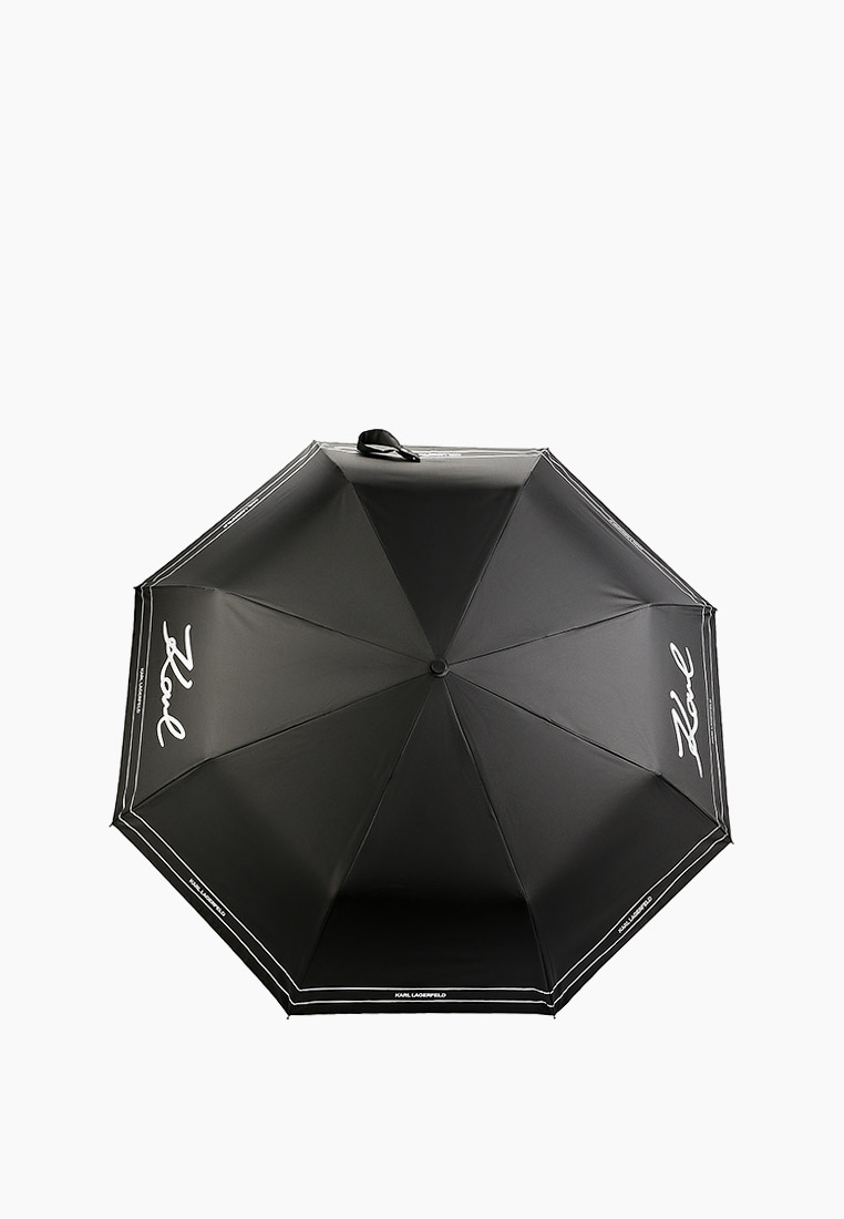 Зонт складной Karl Lagerfeld, цвет: черный, RTLACG519201 — купить в ...