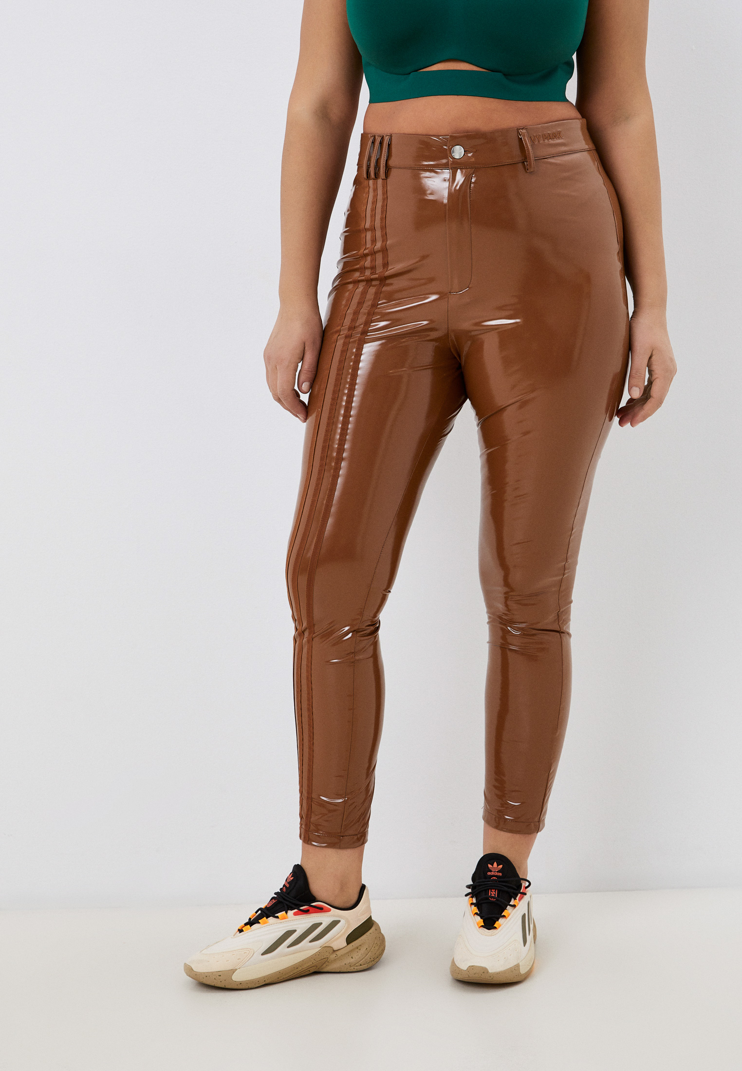 Брюки Adidas Originals Ivp Latex Pant цвет коричневый Rtlacg671601