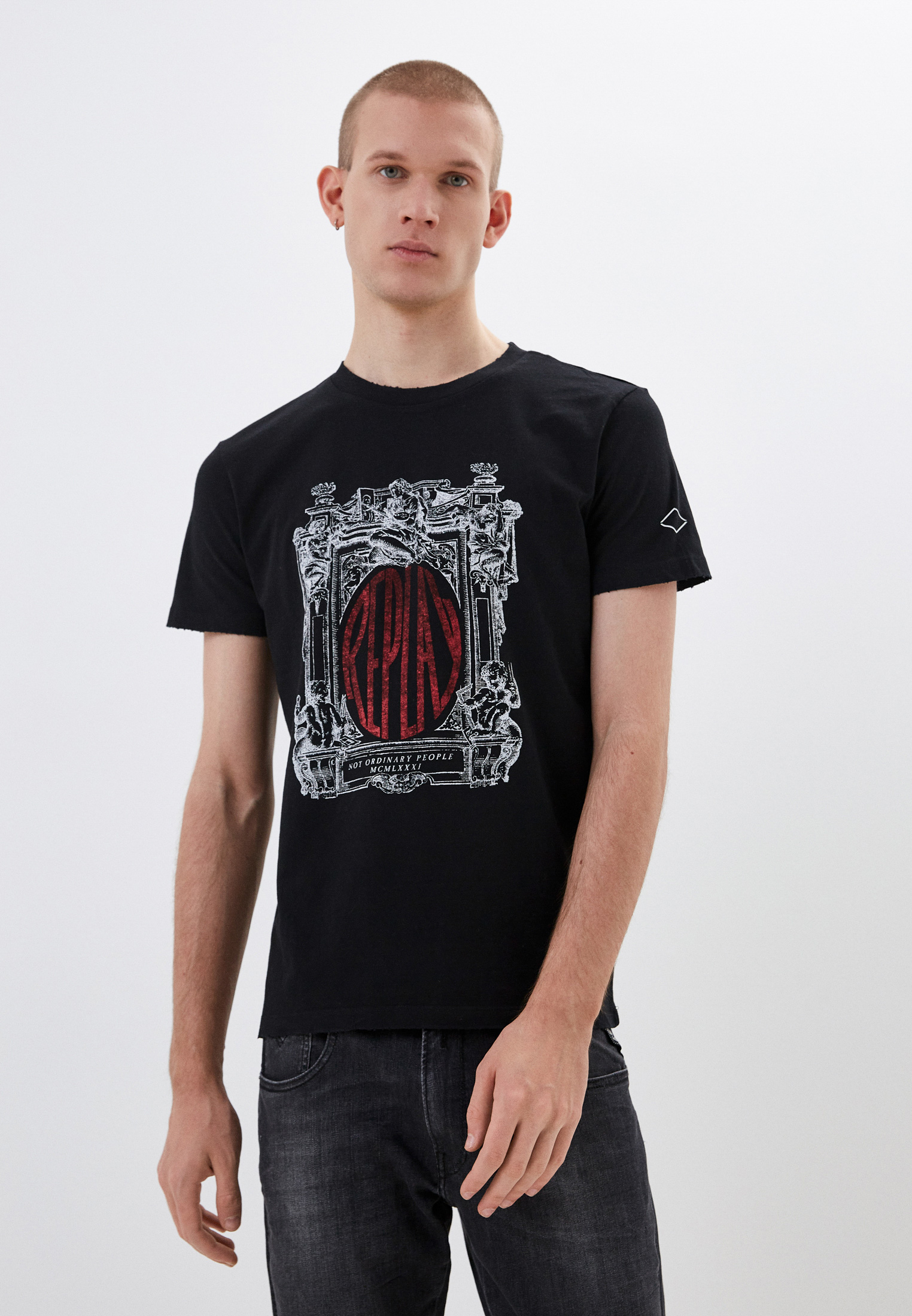 Футболка Replay, цвет: черный, RTLACG949801 — купить в интернет ...