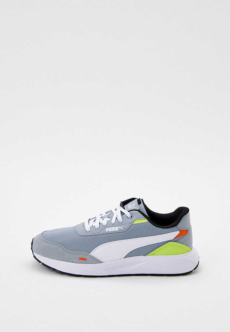 Кроссовки PUMA Runtamed Cool Mid Gray-PUMA White-Lily P, цвет: серый ...