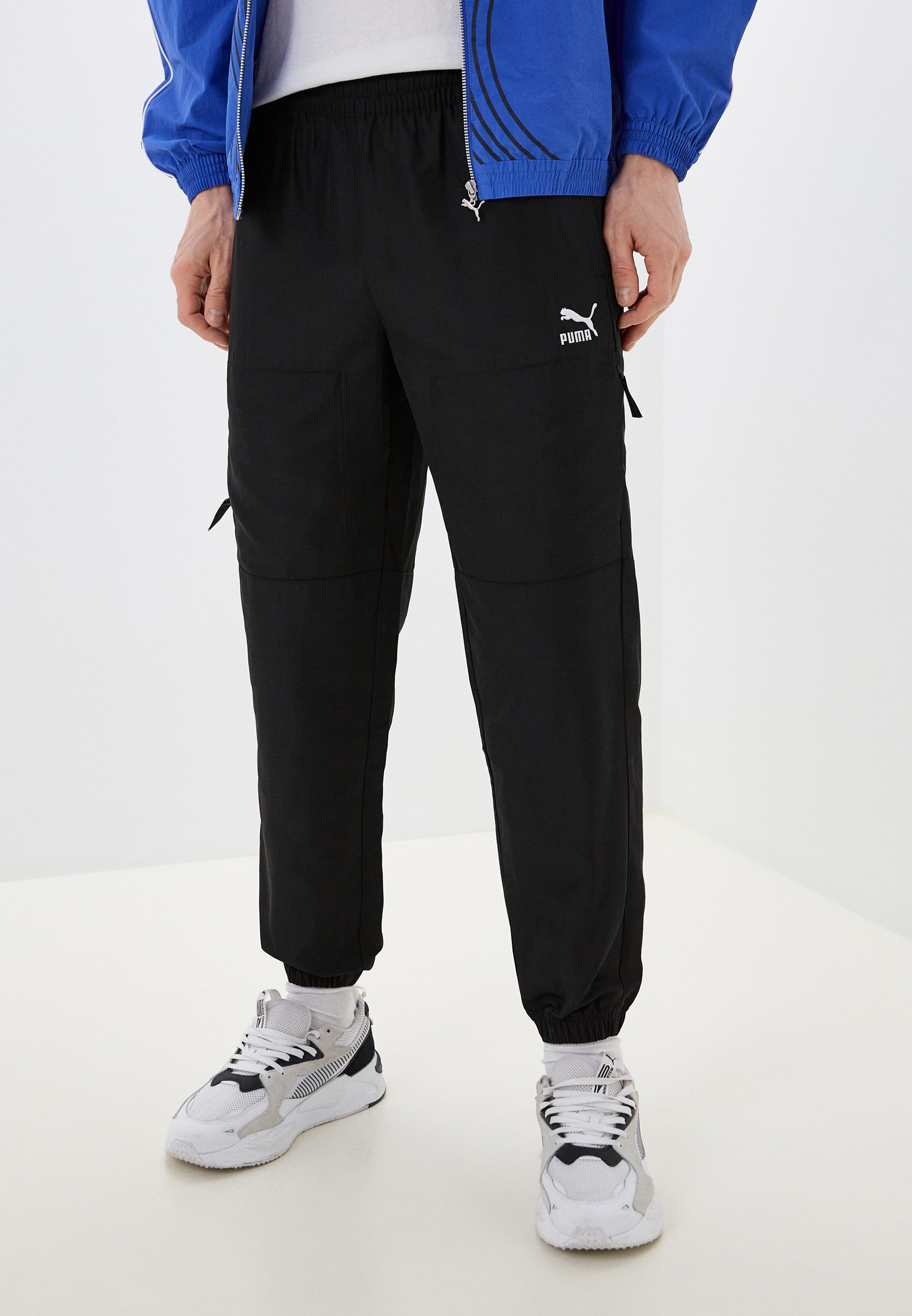 Брюки спортивные PUMA CLASSICS Cargo Pants WV PUMA Black, цвет: черный ...