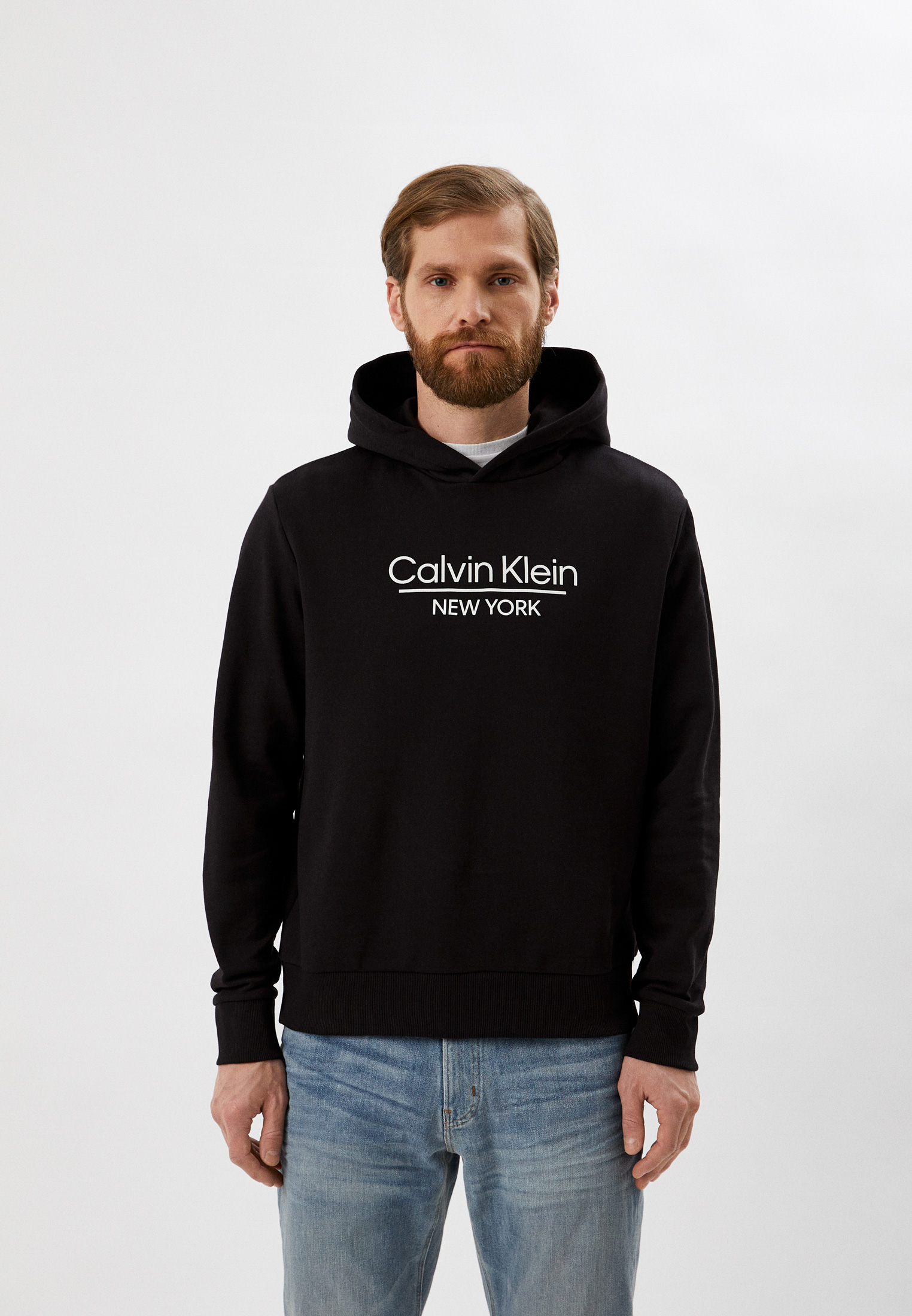 Худи Calvin Klein, цвет: черный, RTLACH845101 — купить в интернет ...