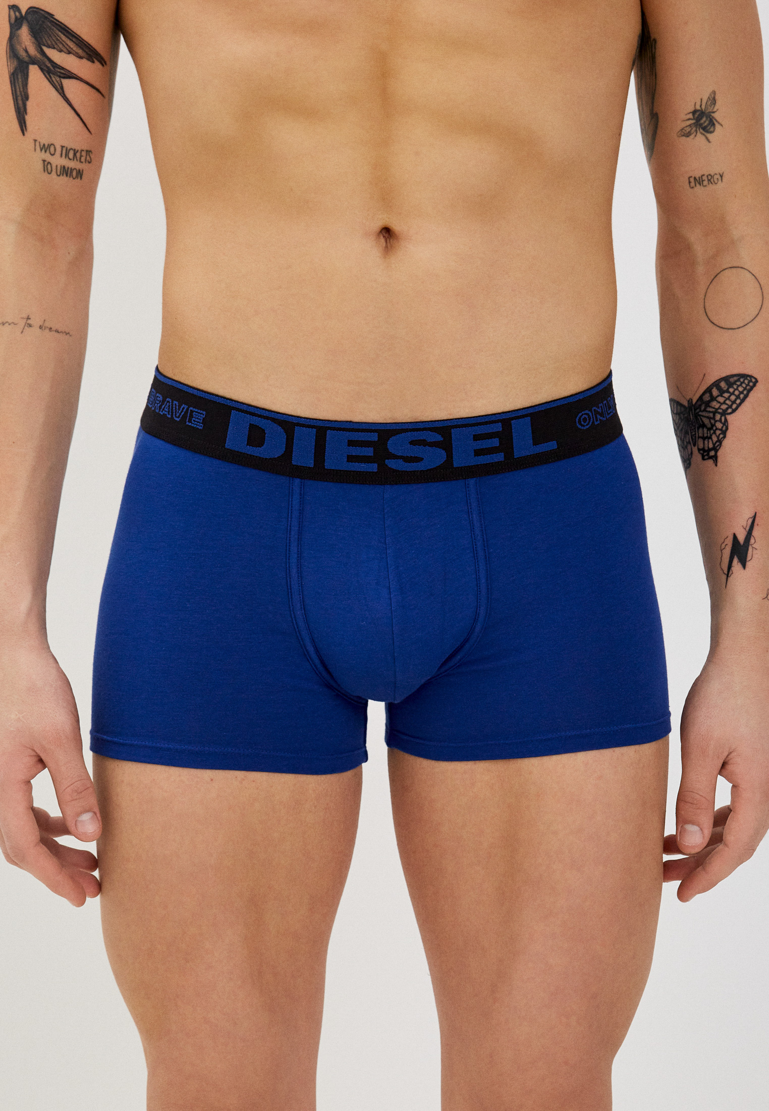 Трусы Diesel, цвет: синий, RTLACI159301 — купить в интернет-магазине Lamoda