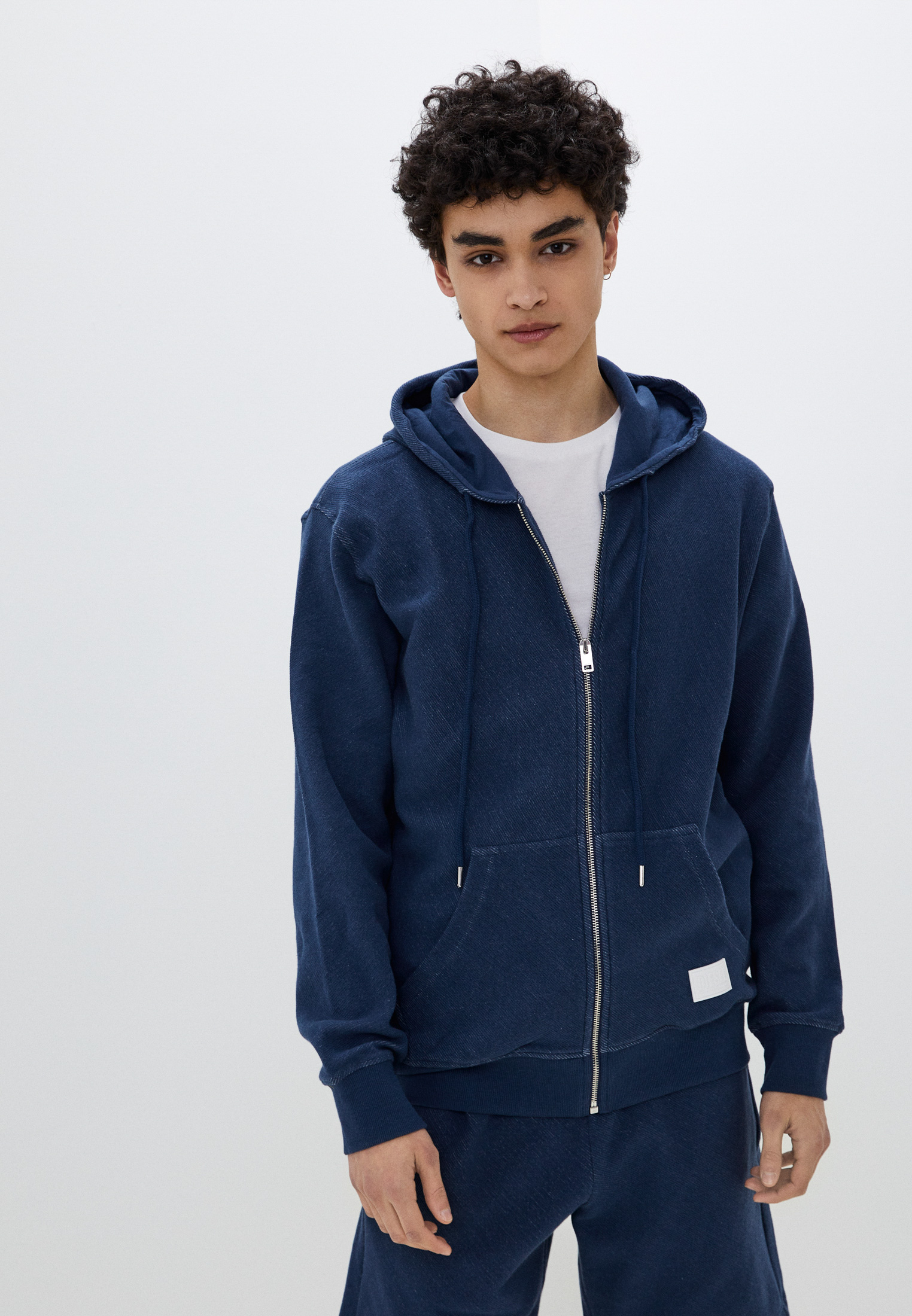 Толстовка Diesel, цвет: синий, RTLACI182001 — купить в интернет ...