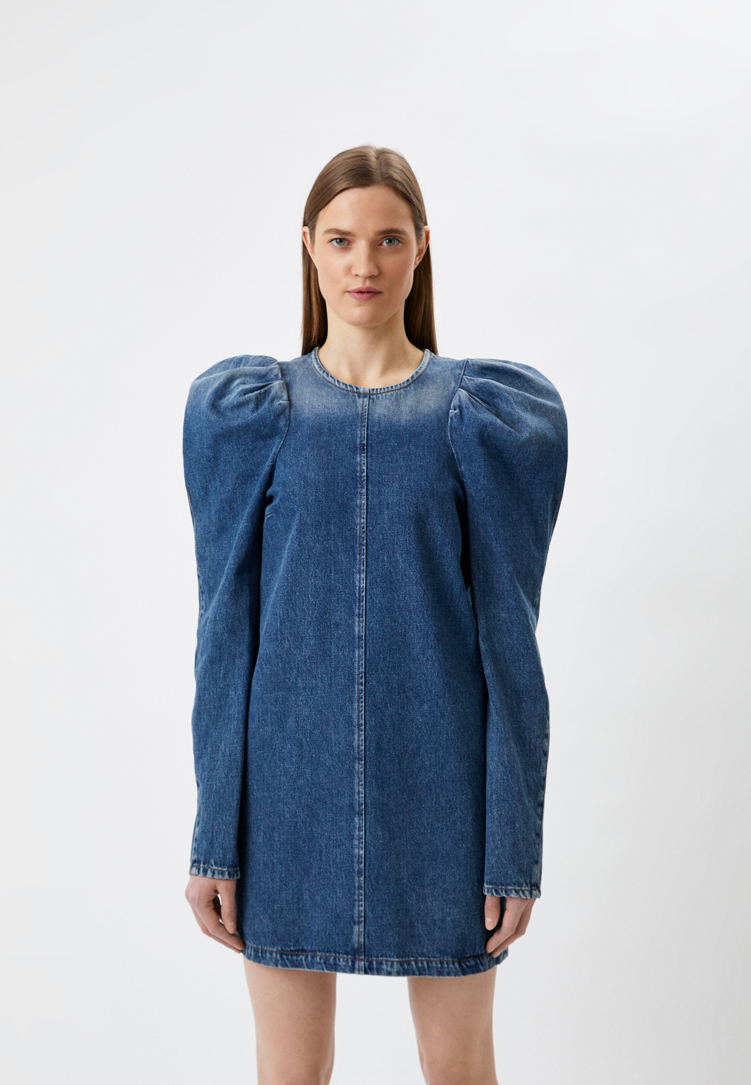 Платье джинсовое Sportmax PRISMA, цвет: синий, RTLACI345101 — купить в ...