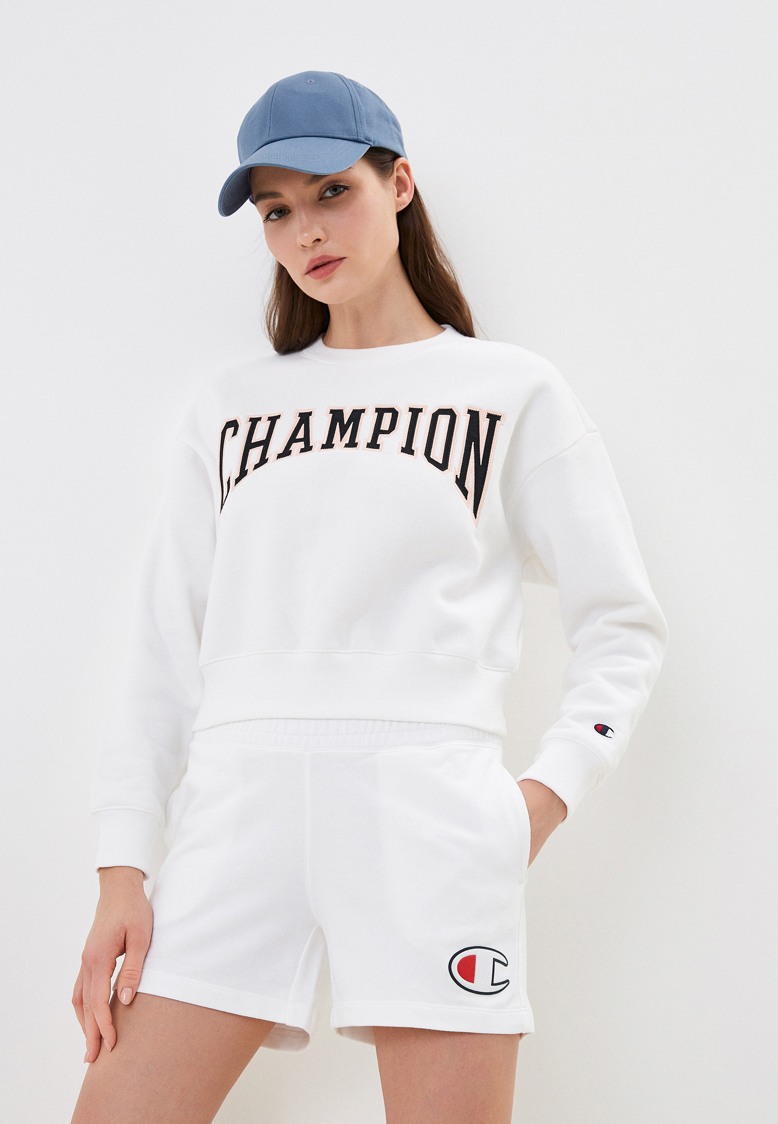 Свитшот Champion, цвет: белый, RTLACI629801 — купить в интернет ...