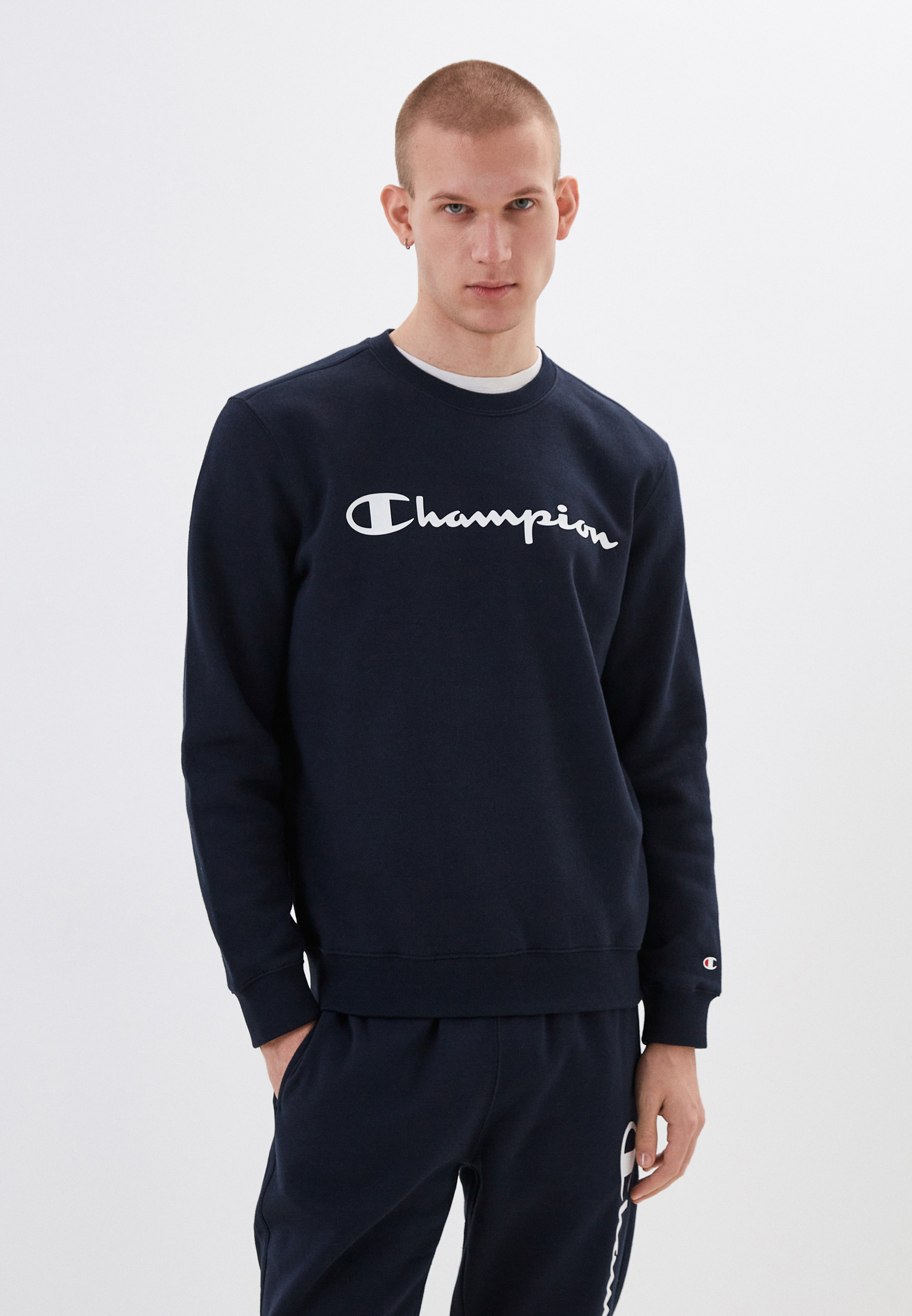 Свитшот Champion, цвет: синий, RTLACI636701 — купить в интернет ...