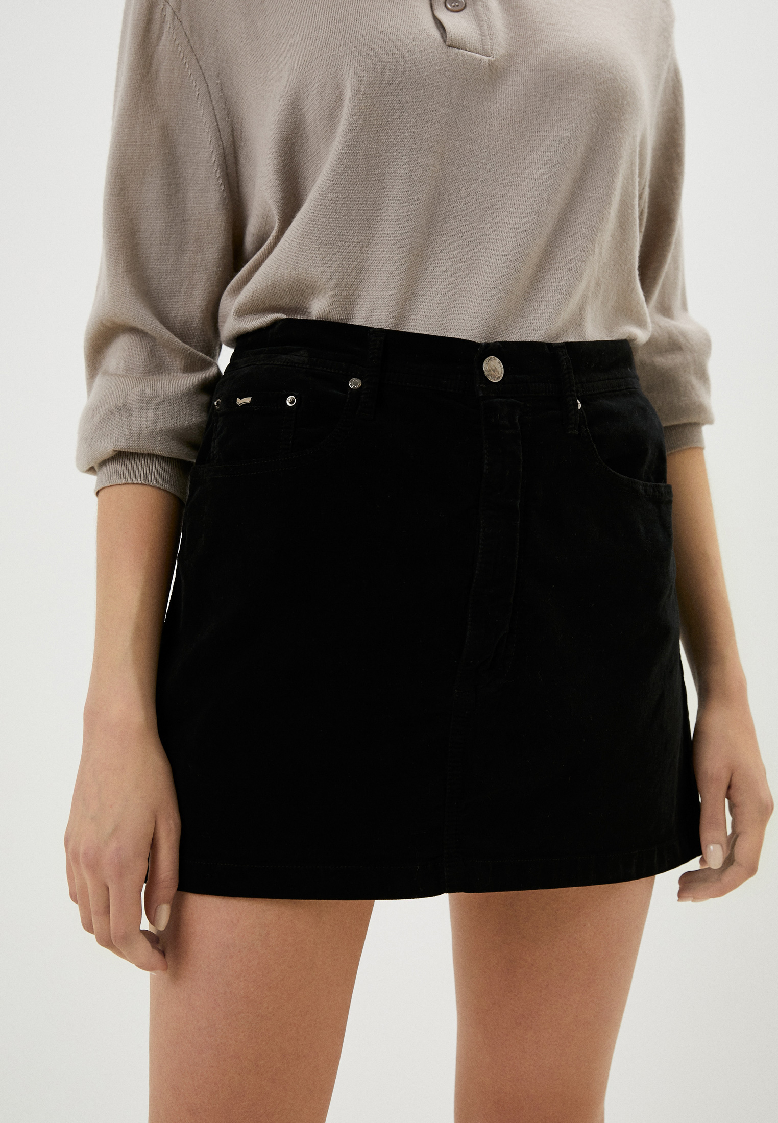 Юбка Gas, цвет: черный, RTLACI747201 — купить в интернет-магазине Lamoda