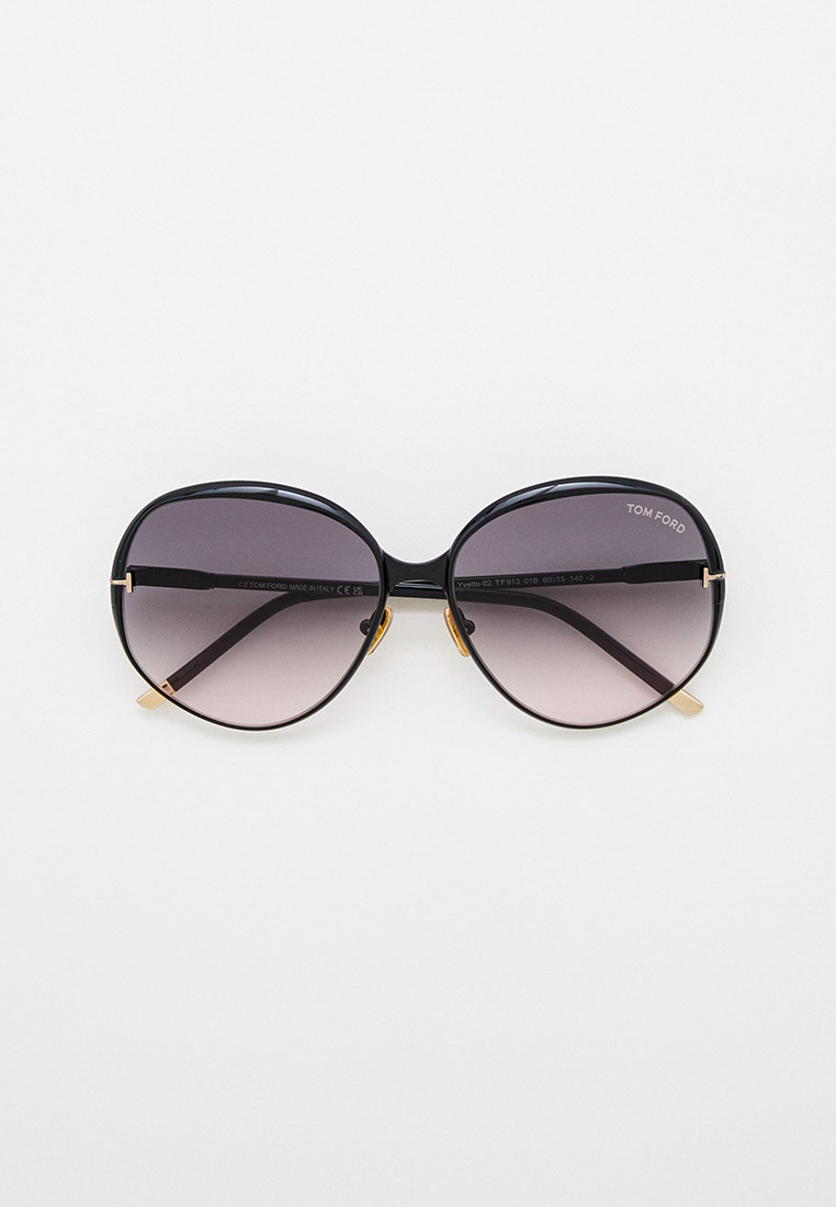 Очки солнцезащитные Tom Ford FT0913 01B, цвет: черный, RTLACI962701 ...