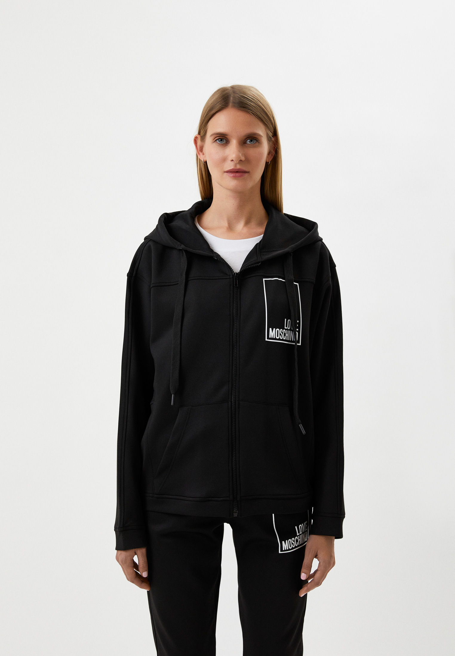 Толстовка Love Moschino, цвет: черный, RTLACI988301 — купить в интернет ...