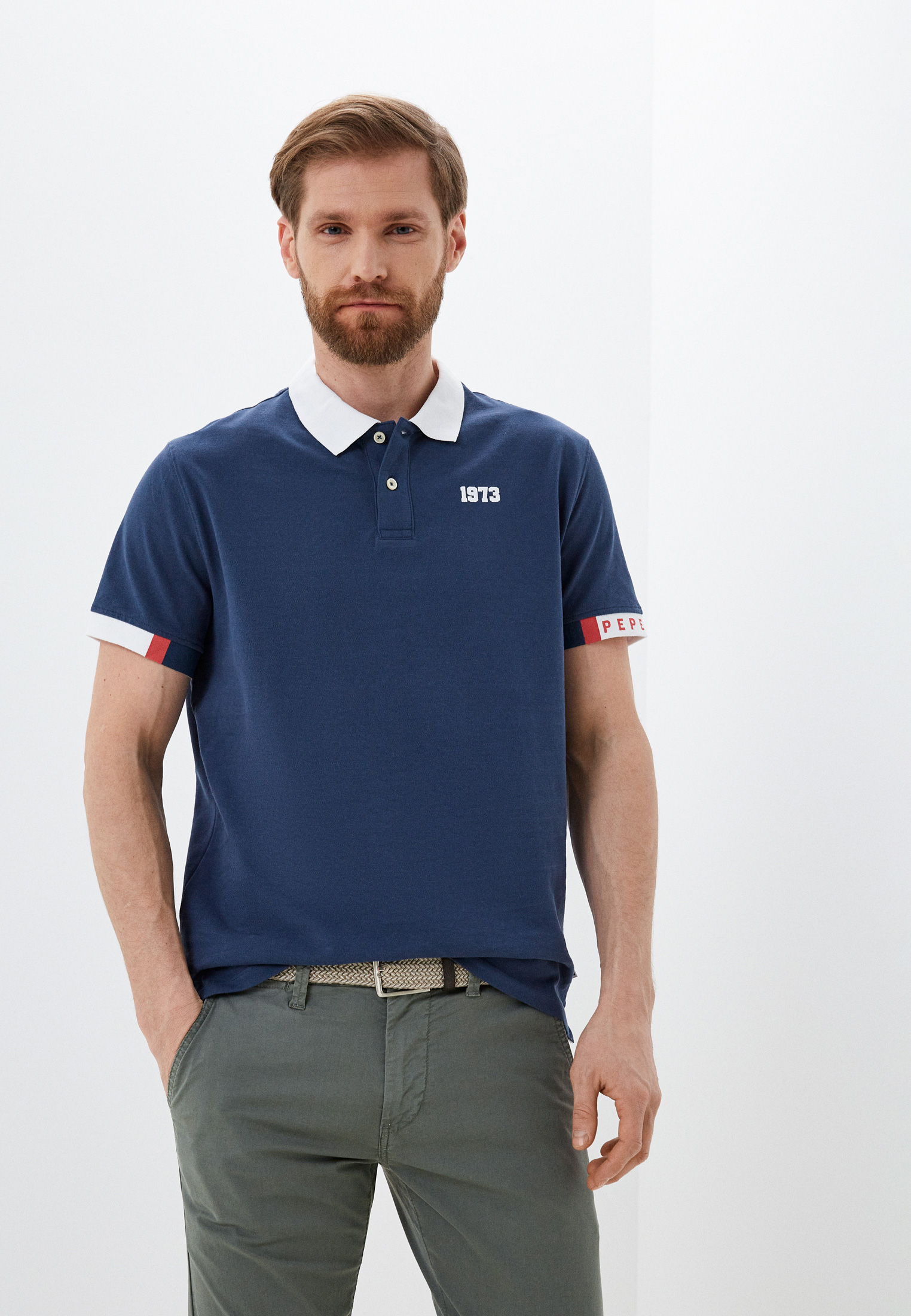 Поло Pepe Jeans JERSON, цвет: синий, RTLACI992601 — купить в интернет ...