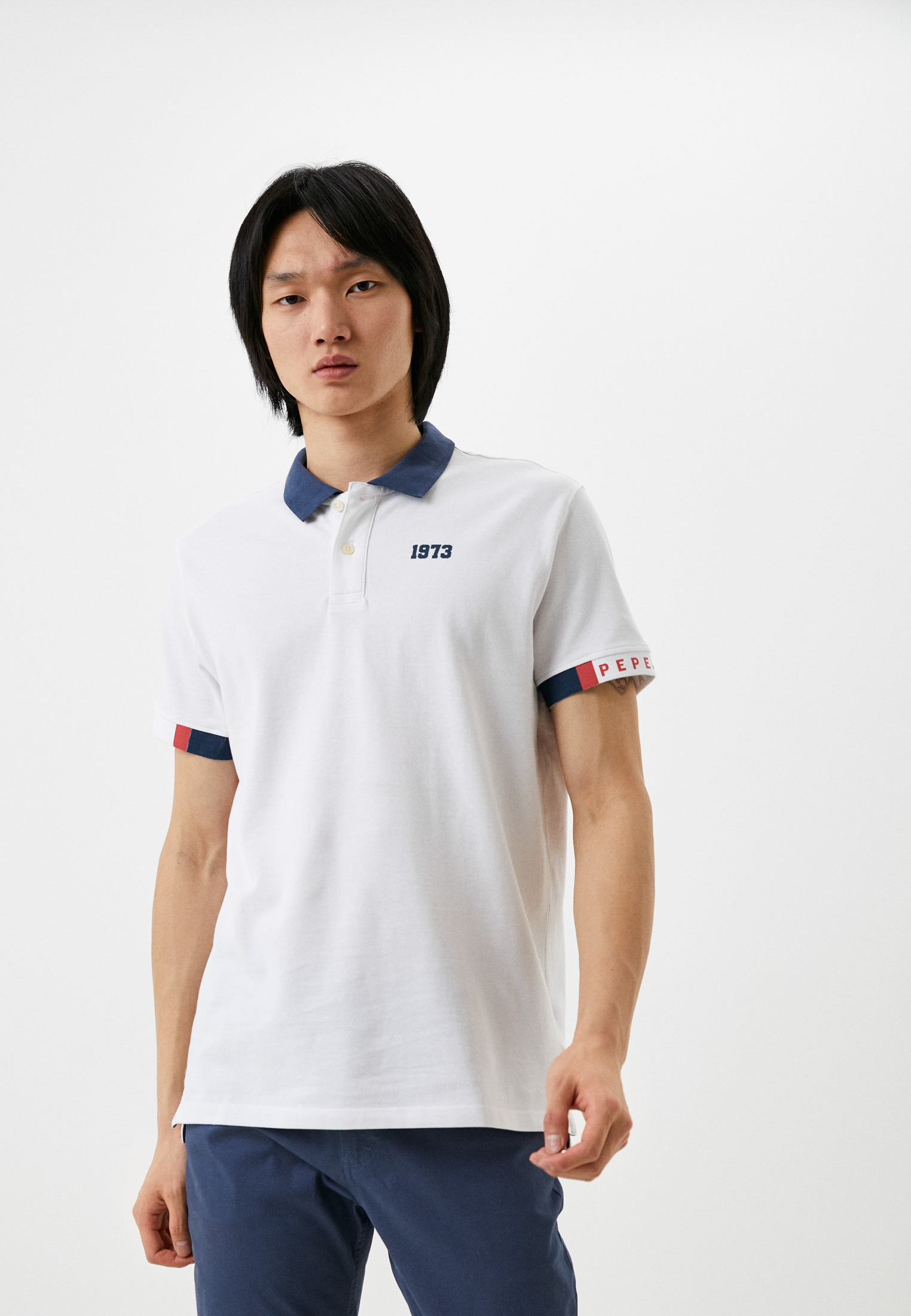 Поло Pepe Jeans JERSON, цвет: белый, RTLACI992701 — купить в интернет ...