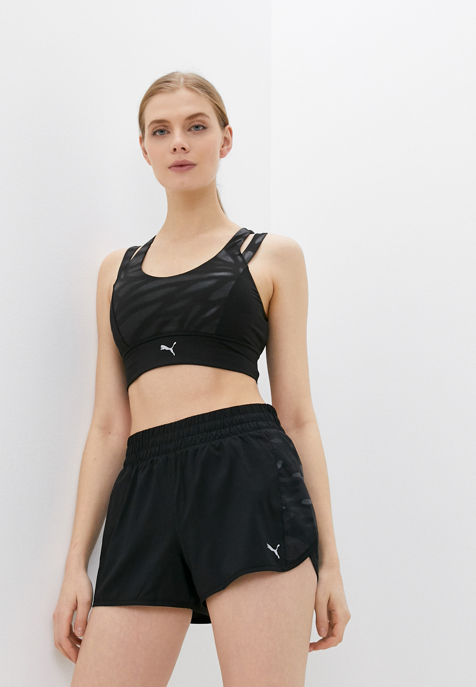 Топ спортивный PUMA Nova Shine Mid Impact Eversculpt Bra PUM, цвет ...
